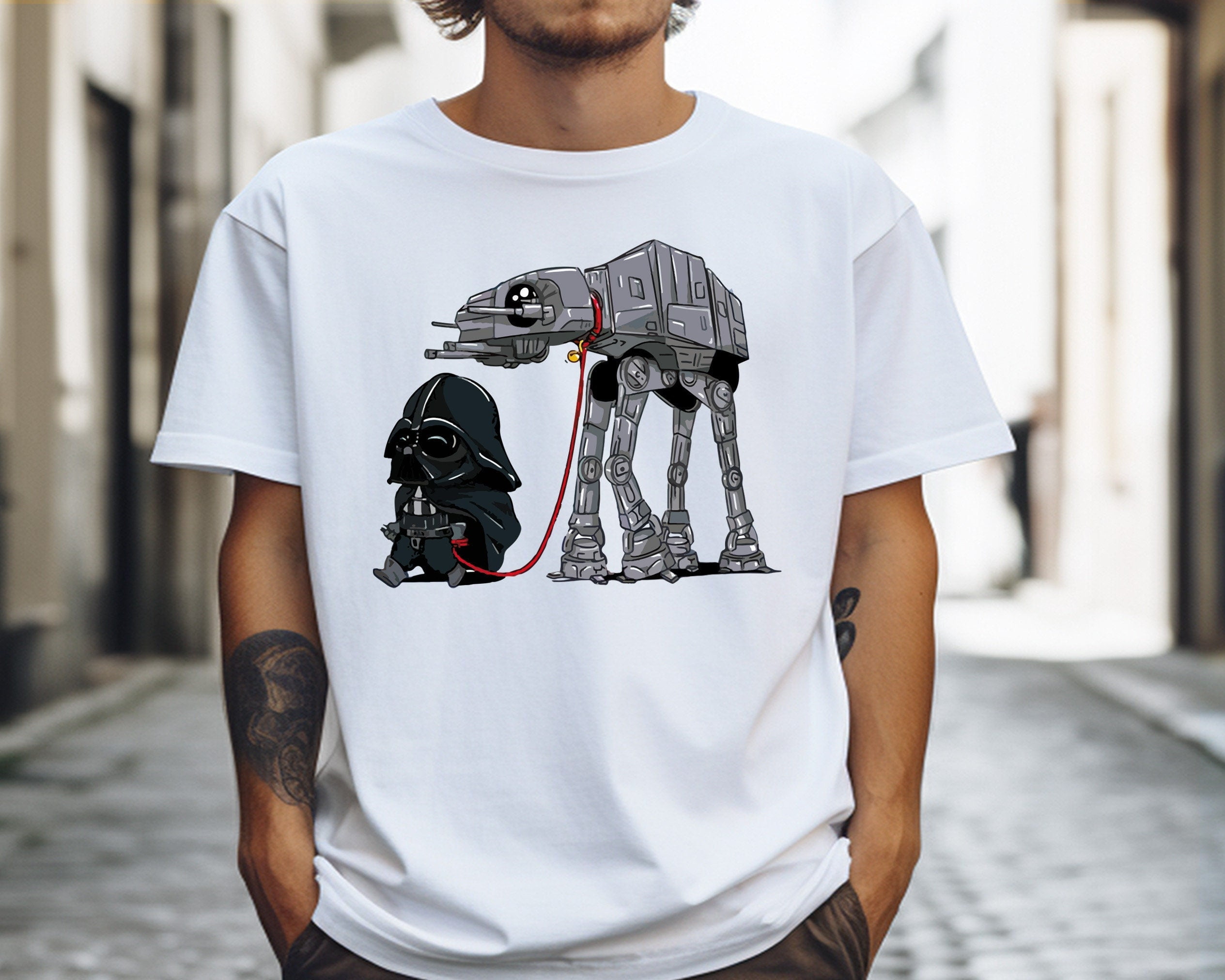 Disney Star Wars Meme Shirt, Dog Lover Darth Vader T-Shirt, AT-AT ...