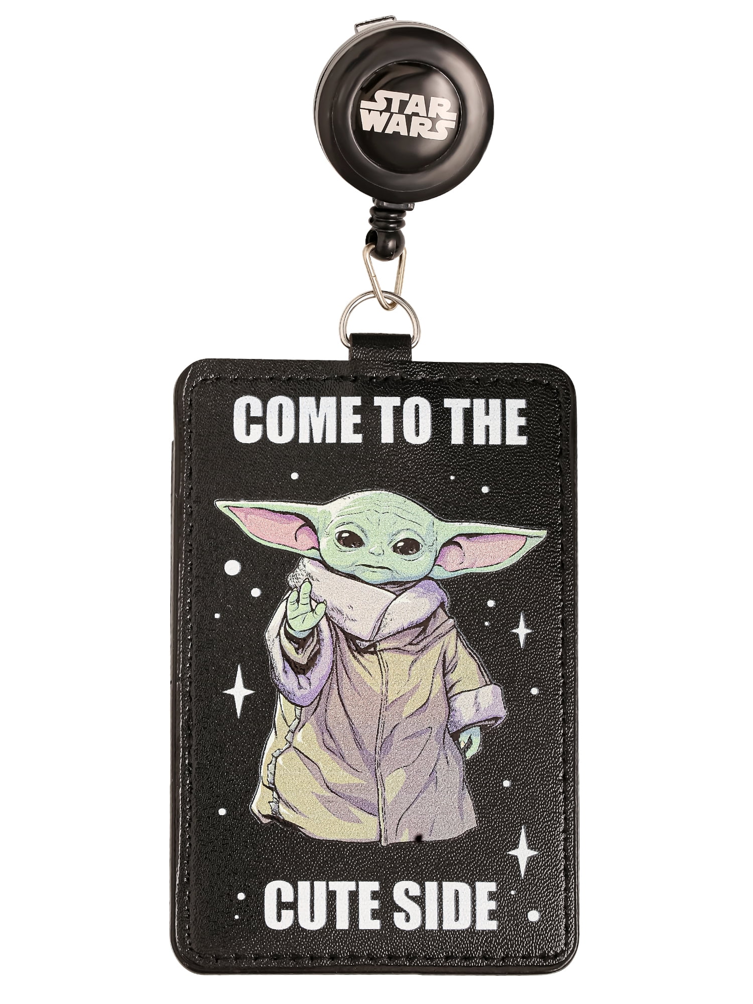 Disney Star Wars The Child Fashion ID Faux Leather Retractable Badge ...