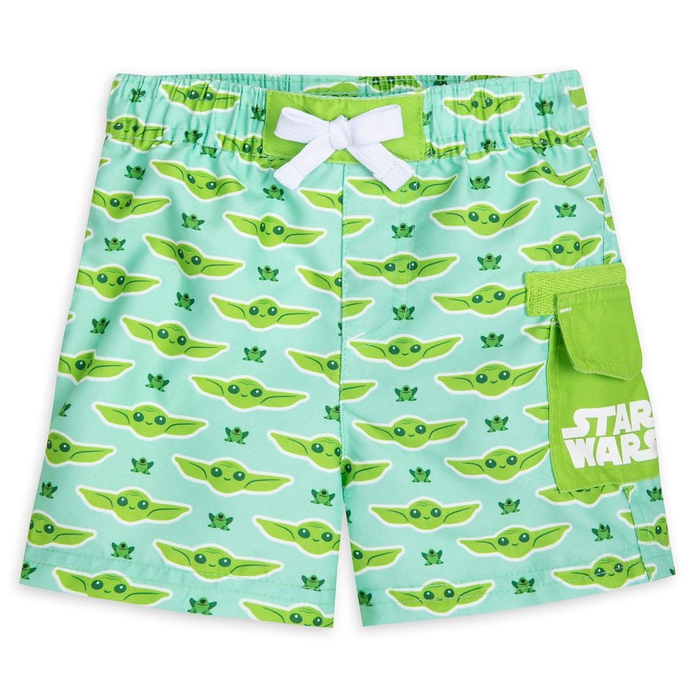 Disney Star Wars The Child Grogu Swim Trunks Size 12 18 Months The ...