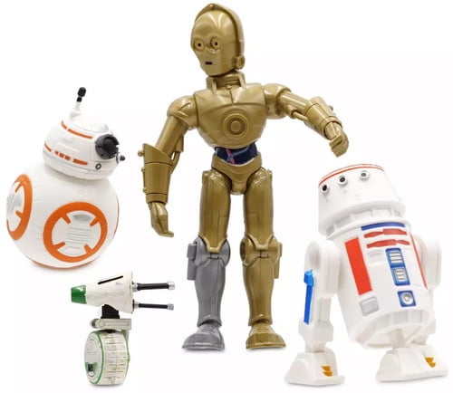 Disney Star Wars Toybox Action Figure Set - C-3PO, R2-D4, BB-8 & D-O ...