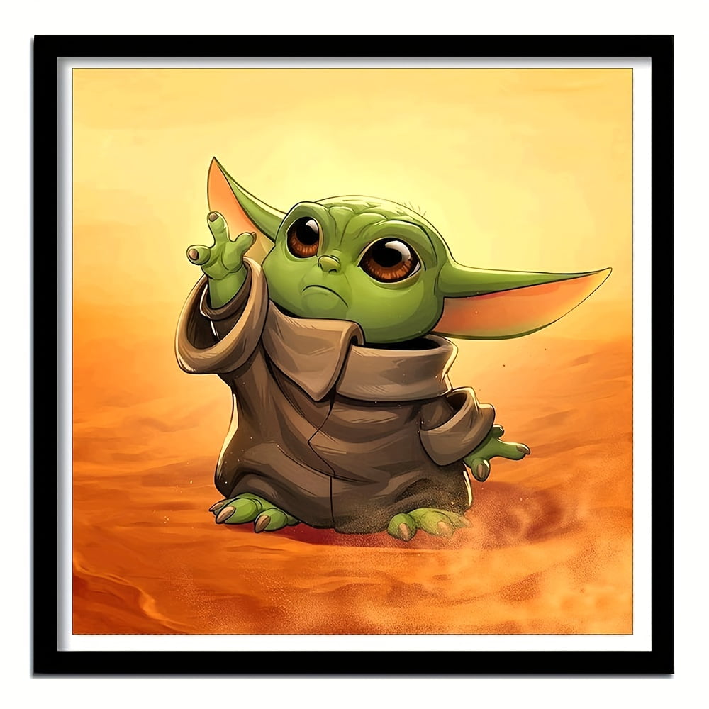 Disney Star Wars Yoda 5D DIY Diamond Art Painting Kit - Round-Shaped ...