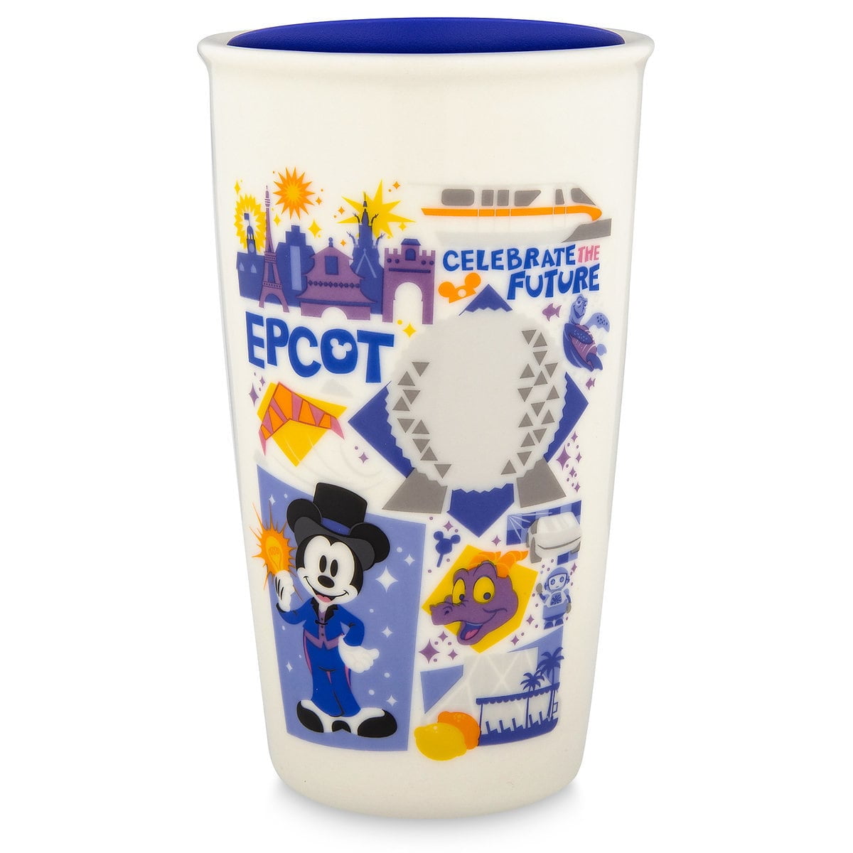 Disney Starbucks Epcot Attractions Figment Coffee Tumbler Travel Mug ...