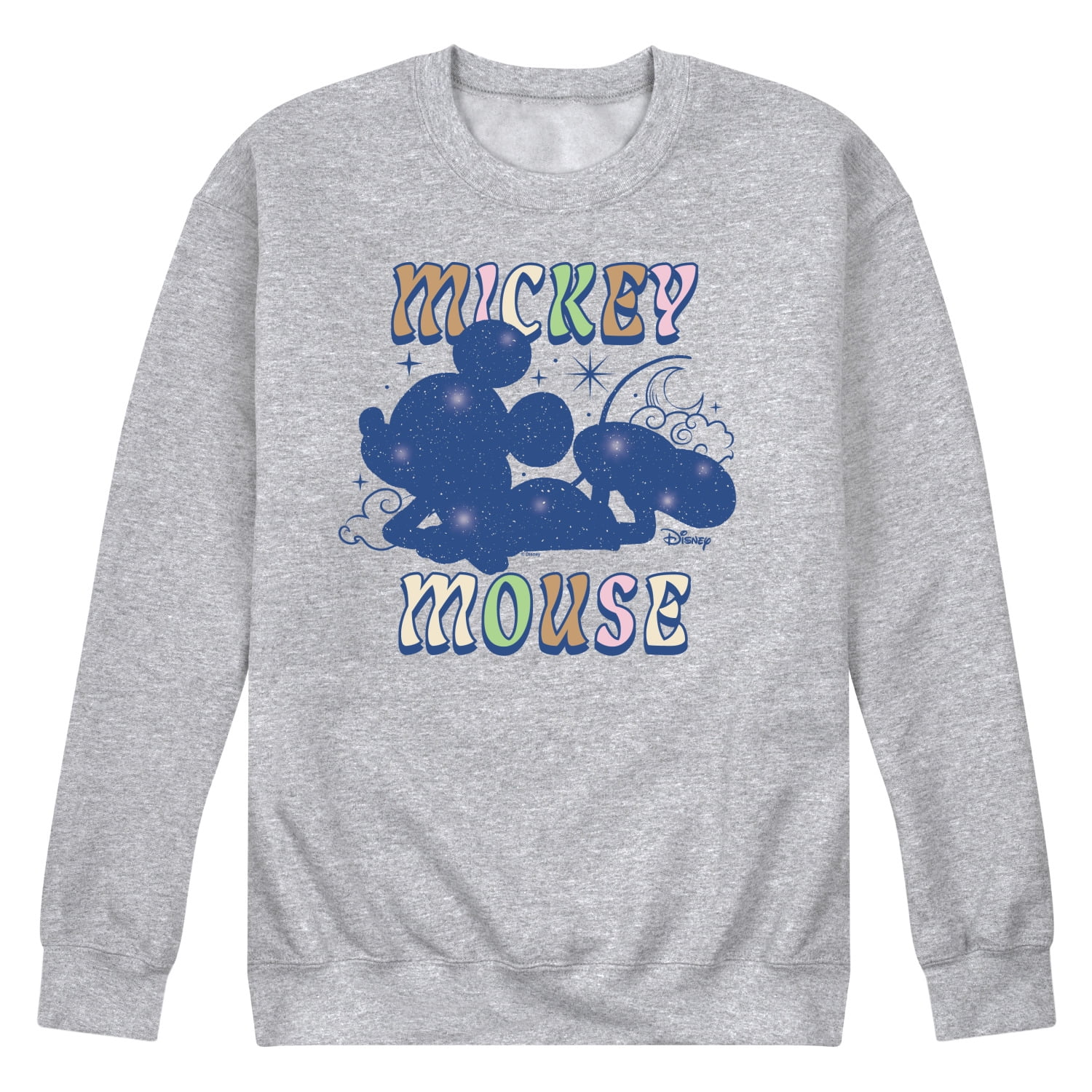 Disney - Starry Mickey Mouse - Men's Crew Neck Fleece Pullover ...