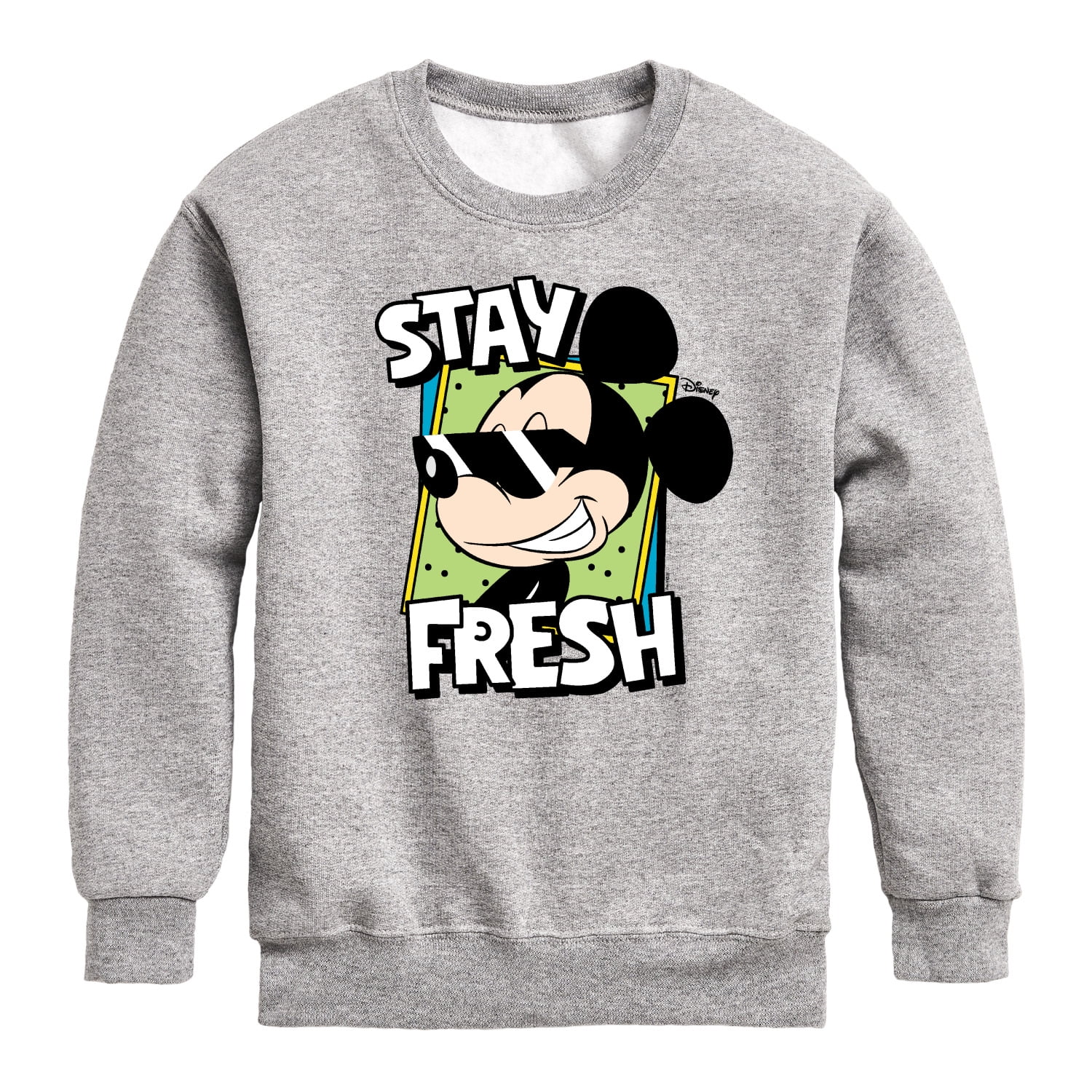 Disney - Stay Fresh - Toddler & Youth Crewneck Fleece Sweatshirt ...