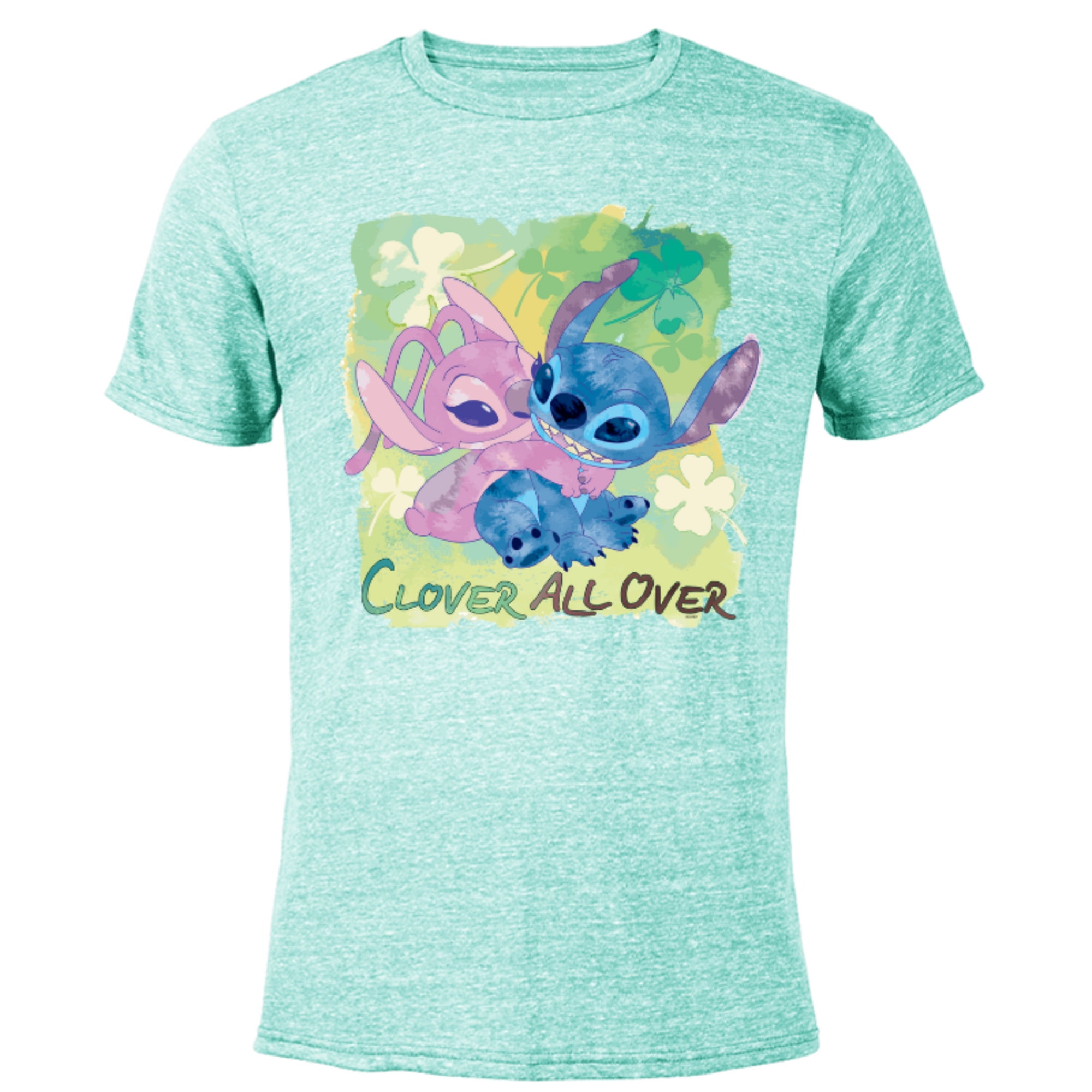 Disney Stich and Angel Shamrock St. Patrick’s Day - Short Sleeve ...