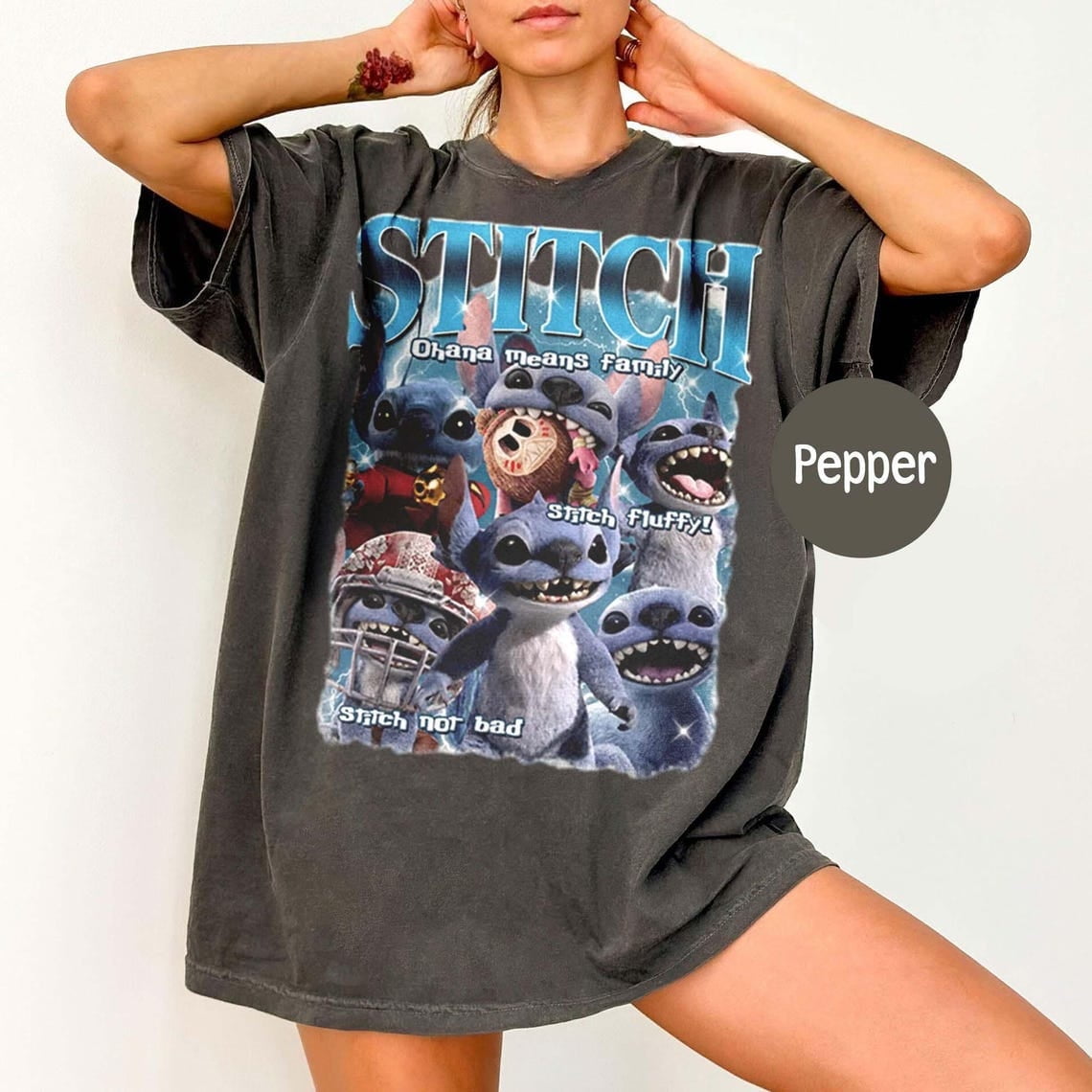 Disney Stit.ch Live Action Comfort T-Shirt, Lilo & Stit.ch Movie Homage ...