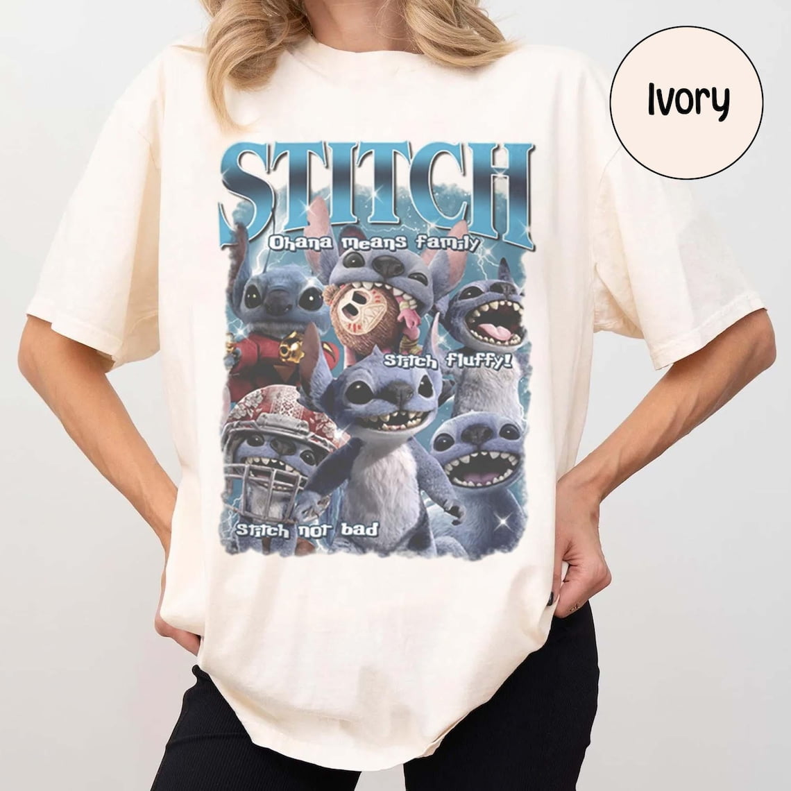 Disney Stit.ch Live Action Comfort T-Shirt, Lilo & Stit.ch Movie Homage ...