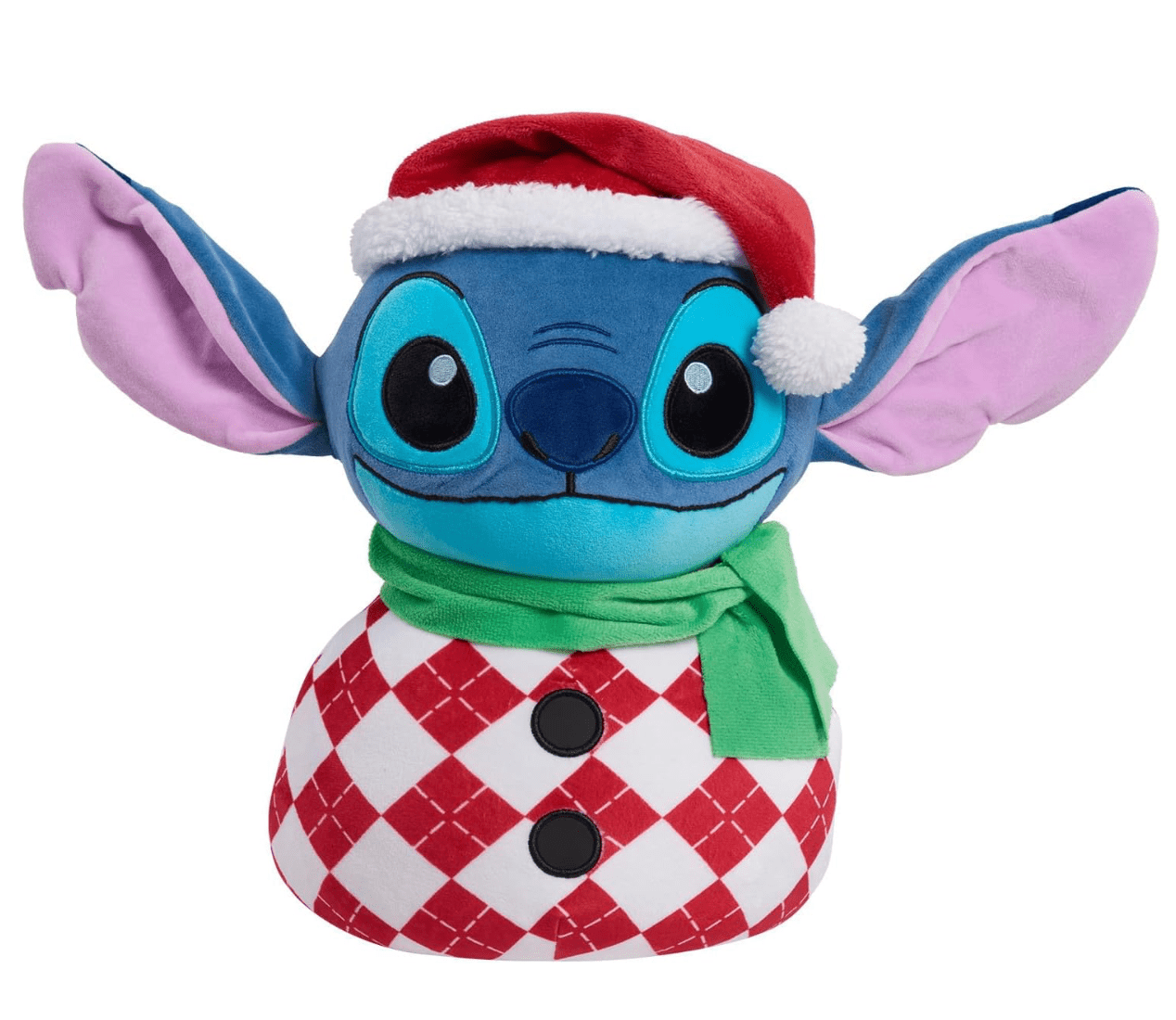 Disney Stitch 12in Weighted Snowman Plush Stuffed Animal Lilo Stitch ...