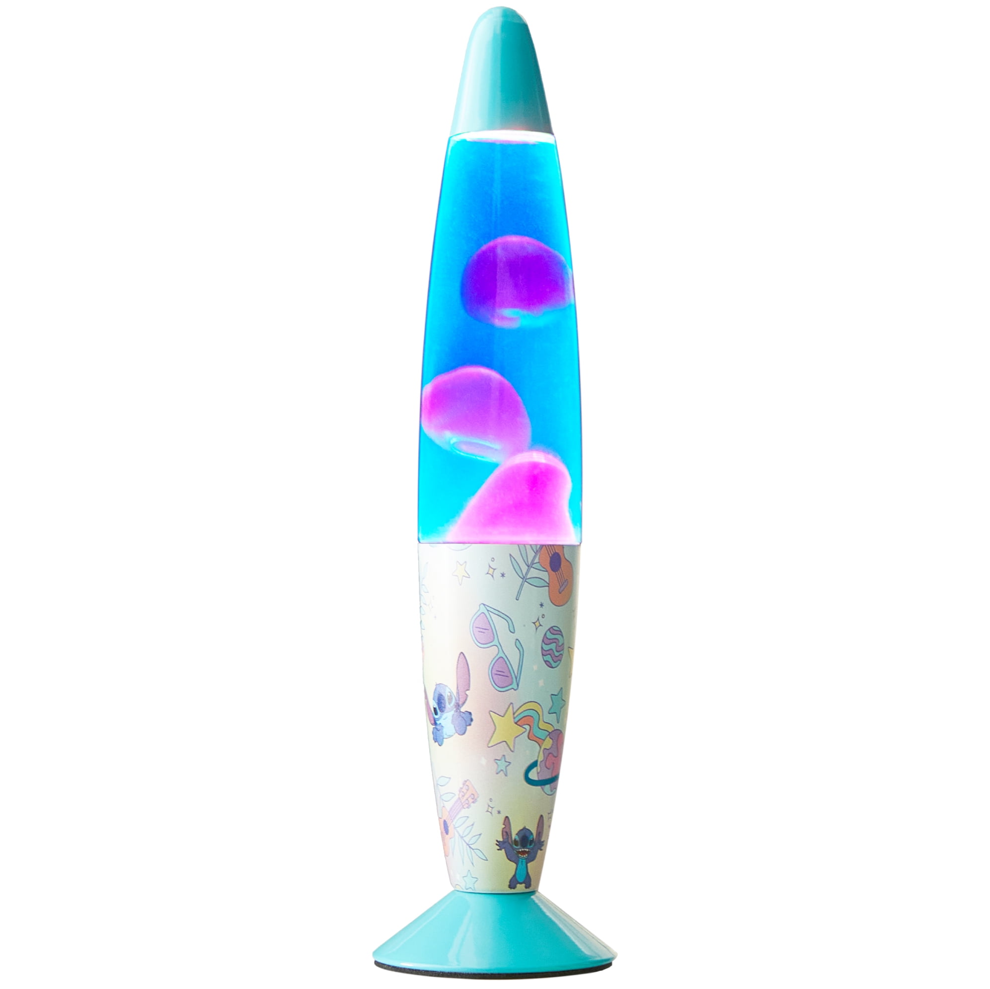 Disney Stitch 13" Motion Volcano Lamp, Purple Wax in Blue Liquid ...