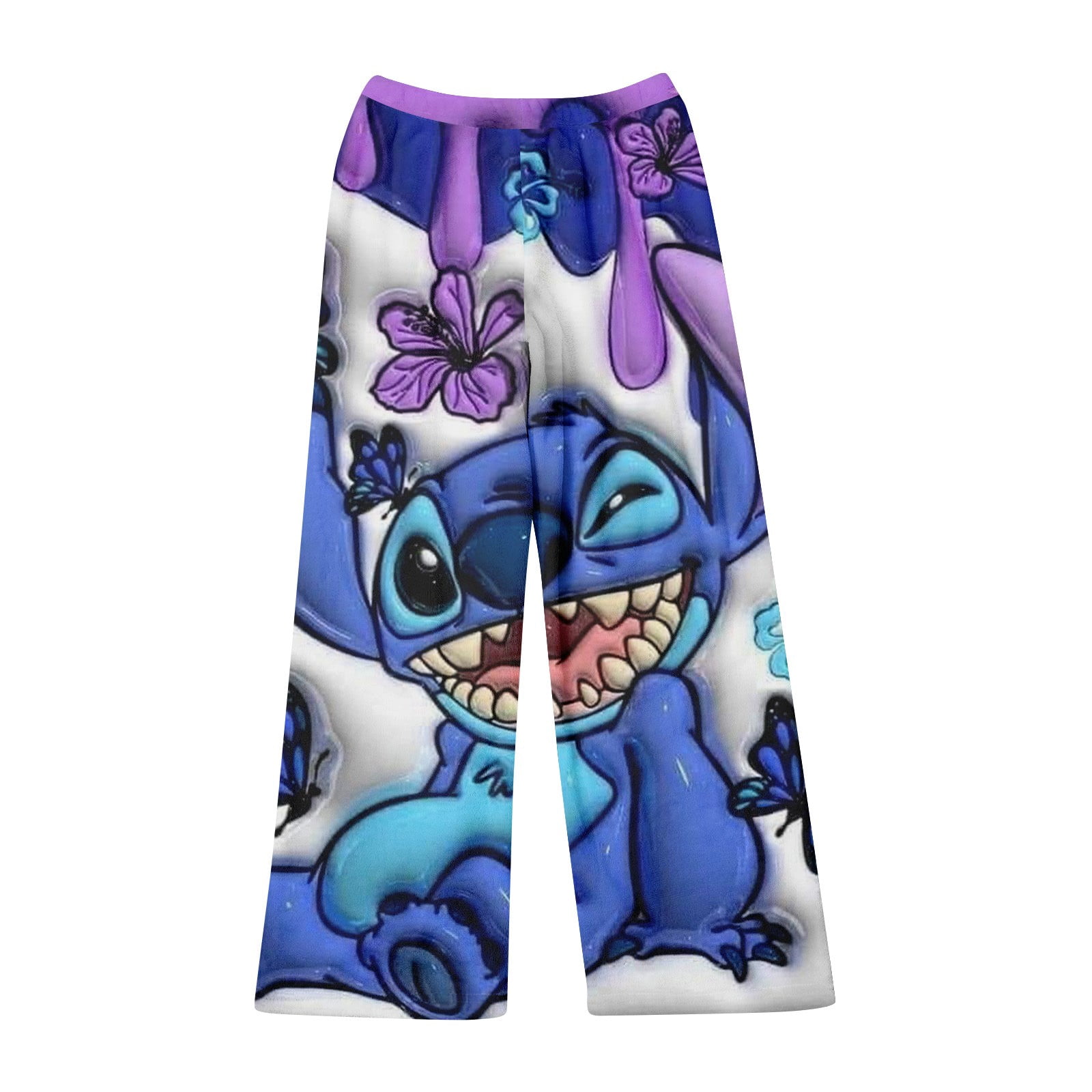 Disney Stitch 2 Piece Button Up Shirt and Short Set or Lounge Pants ...