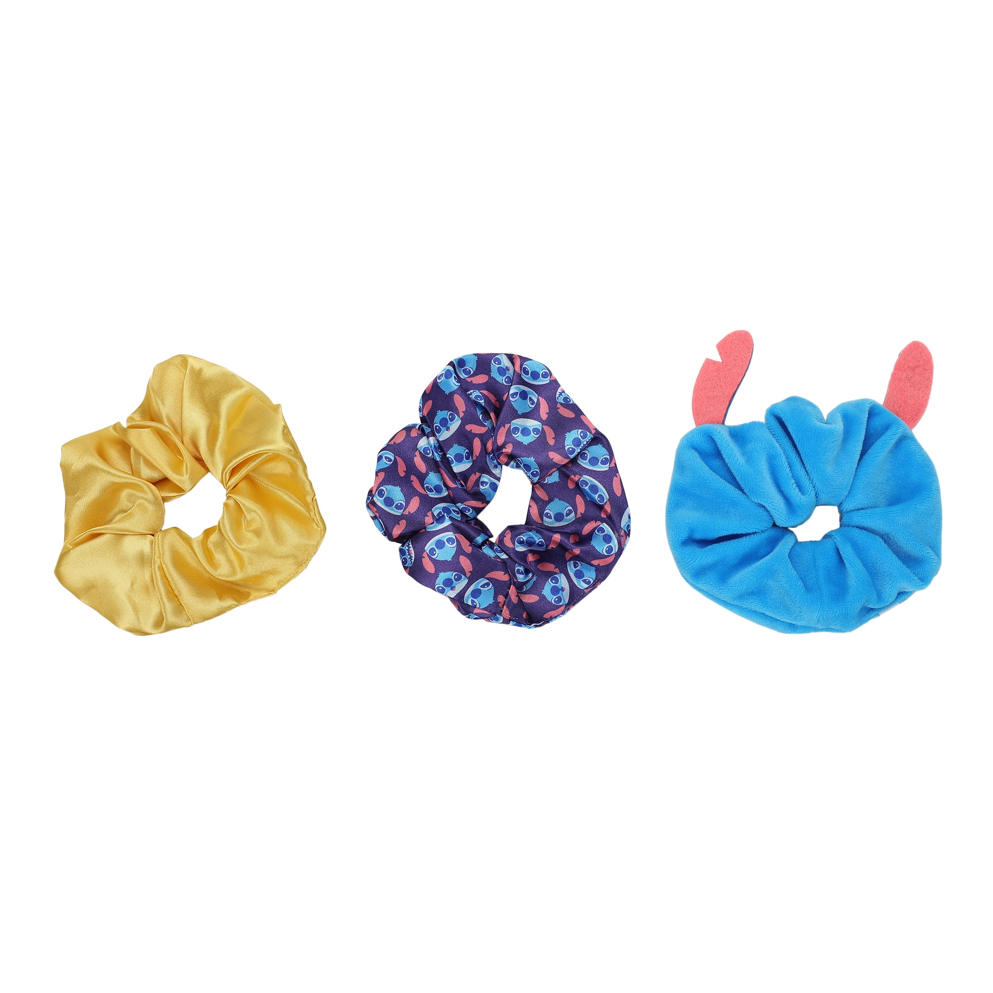 Disney Stitch 3-Pack Scrunchie Set - Walmart.com
