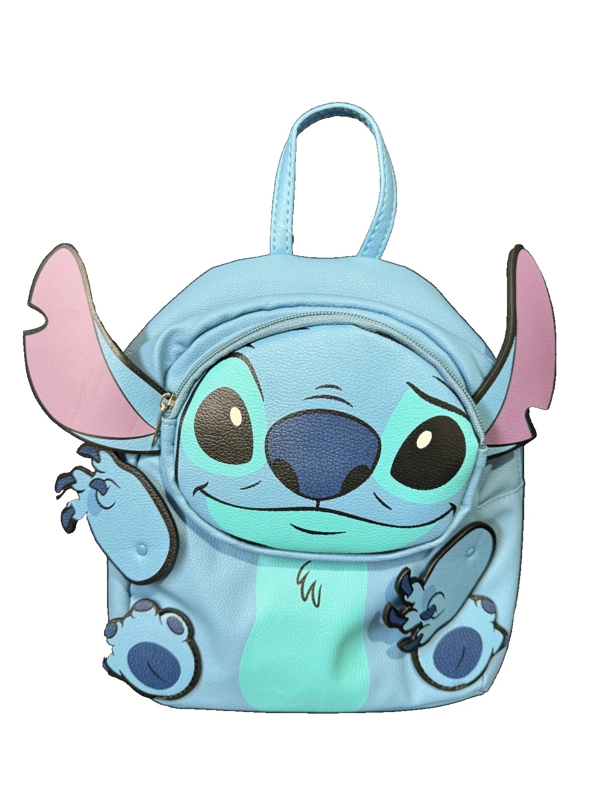 Disney Stitch 3D 10 Inches Mini Deluxe Backpack with 1 Front pocket ...
