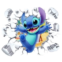 Lilo and Stitch Wall Stickers Cartoon Wall Decals DIY Peel and Stick ...