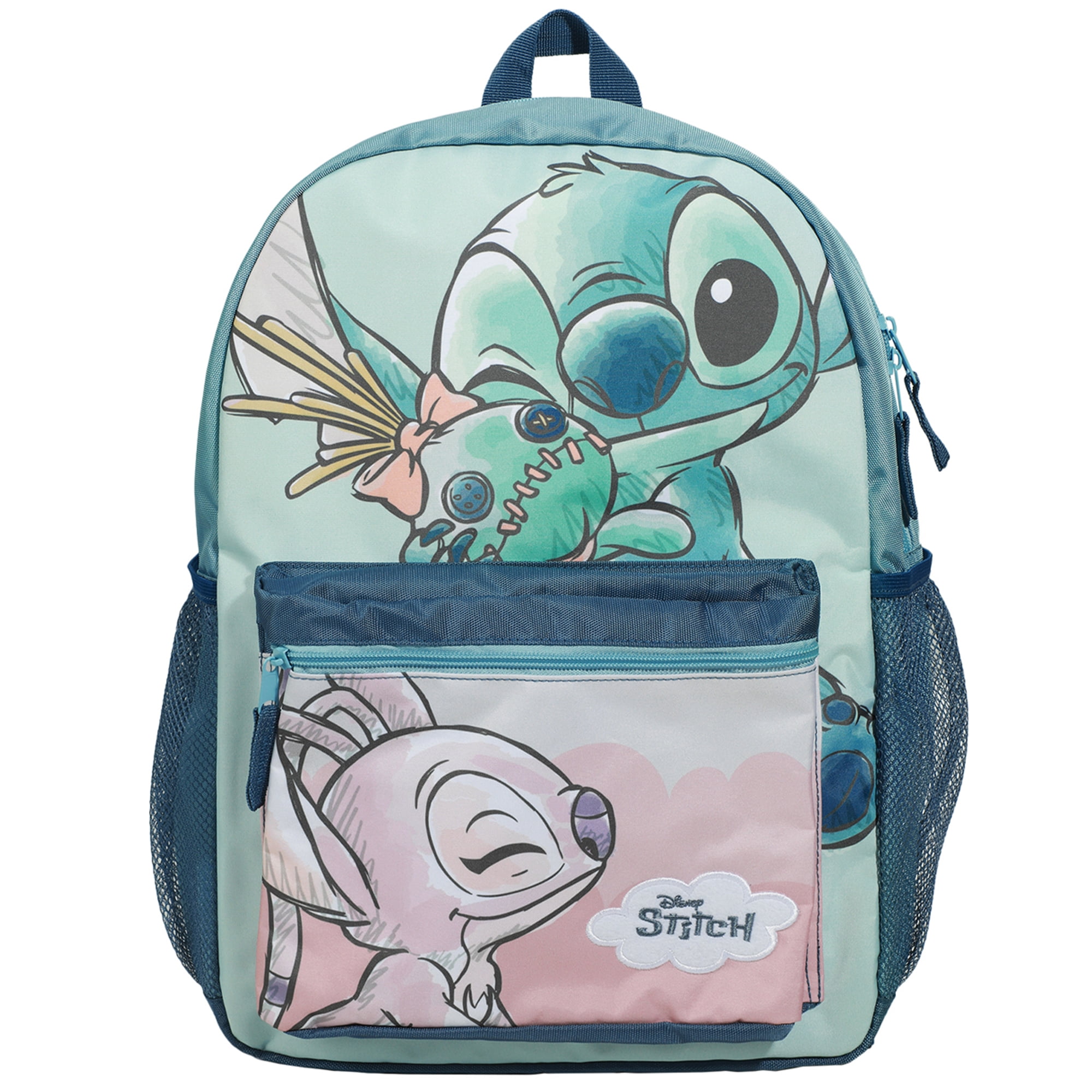 Disney Stitch & Angel 16" Backpack - Walmart.com