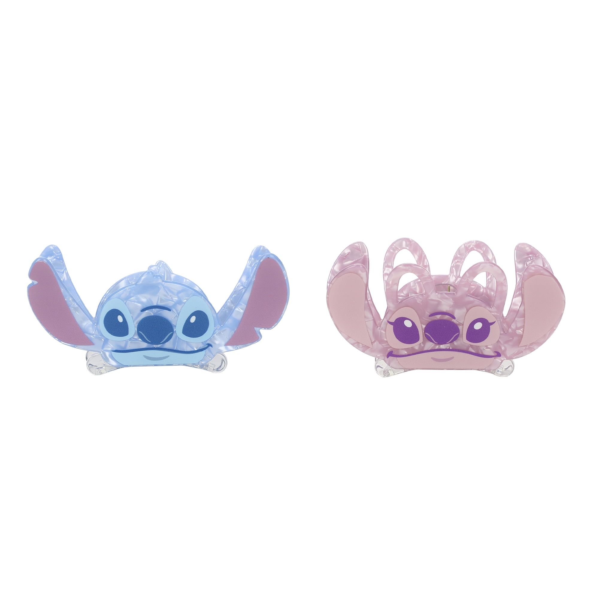 Disney Stitch & Angel 2-Piece Hair Clips Set - Walmart.com