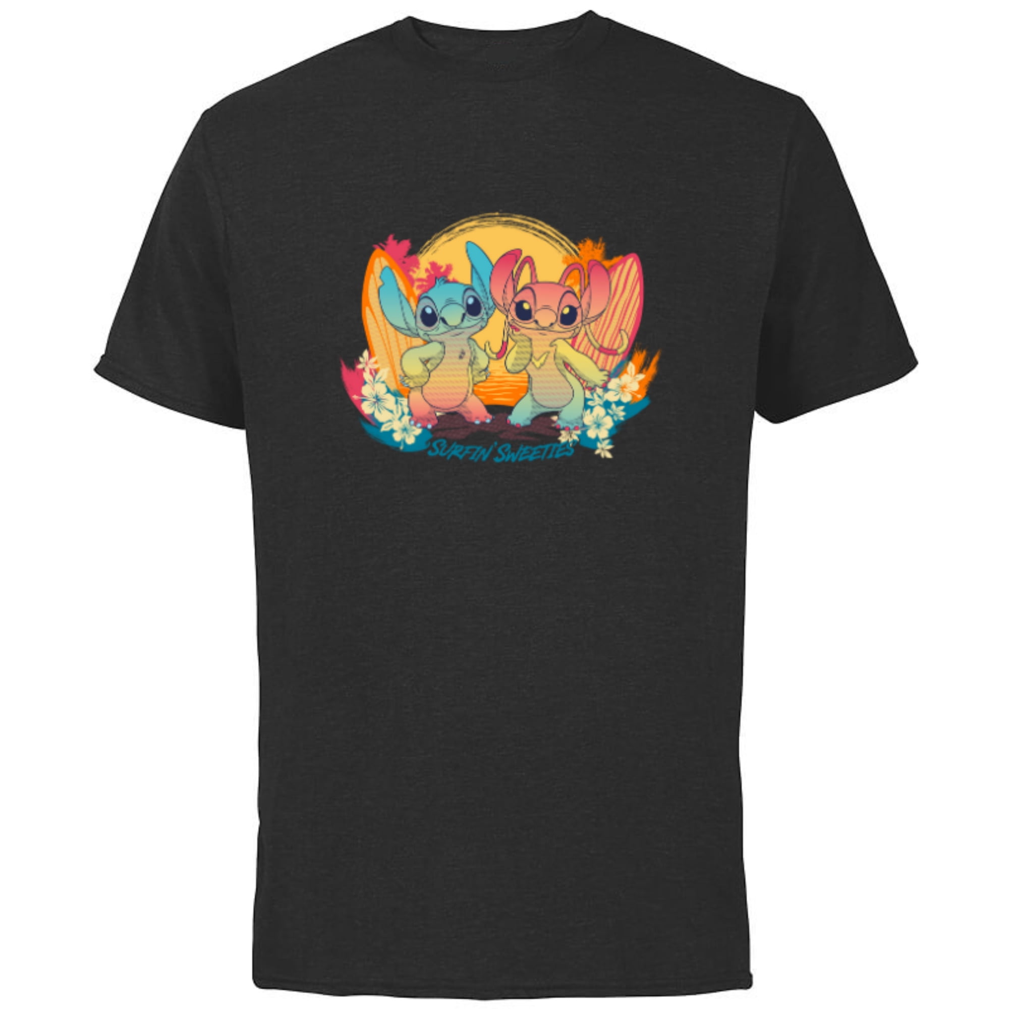 Disney Stitch & Angel Beach Vibes Hawai'i Surfin' Sweeties - Short ...