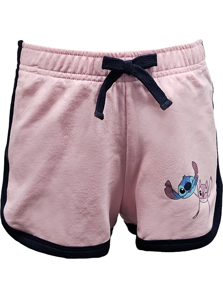 Disney Stitch Angel Wink Youth Girls Dolphin Short - Walmart.com