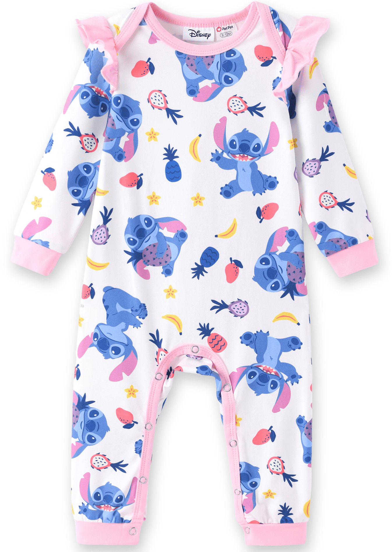 Disney Stitch Baby Romper Graphic Jumpsuits Bodysuits One Piece Shower ...