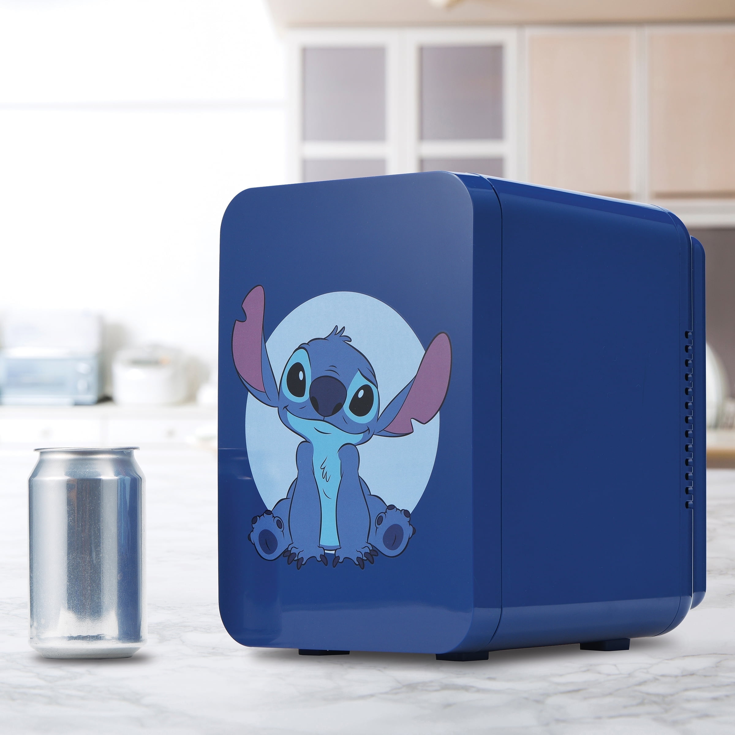 Disney Stitch Blue 4L Mini Fridge Cooler Thermoelectric Water Bottle ...