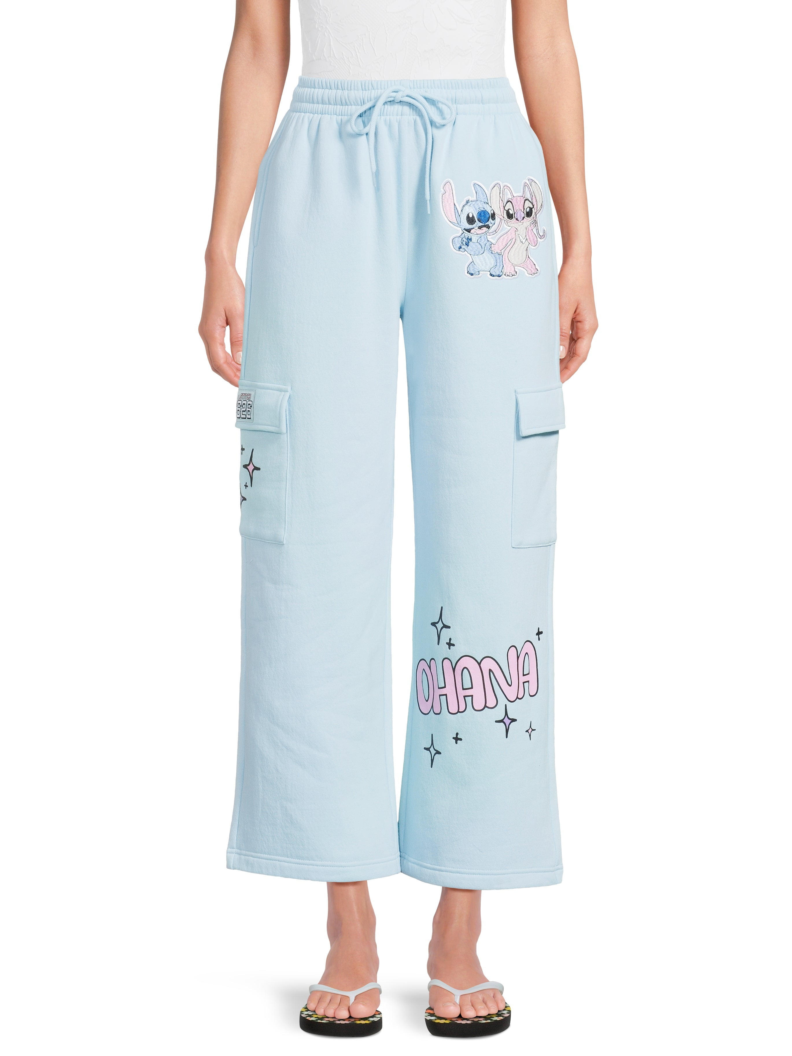 Disney Stitch Cargo Sweat Jogger, Women's - Walmart.com