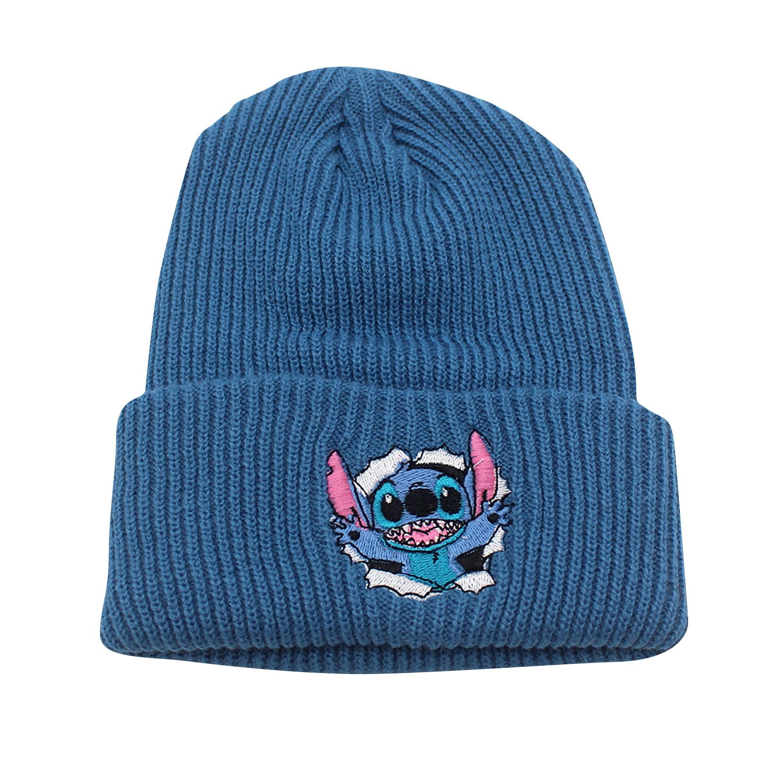 Disney - Stitch Cartoon Toys New Wool Hat Knitted Hat Winter Antifreeze ...