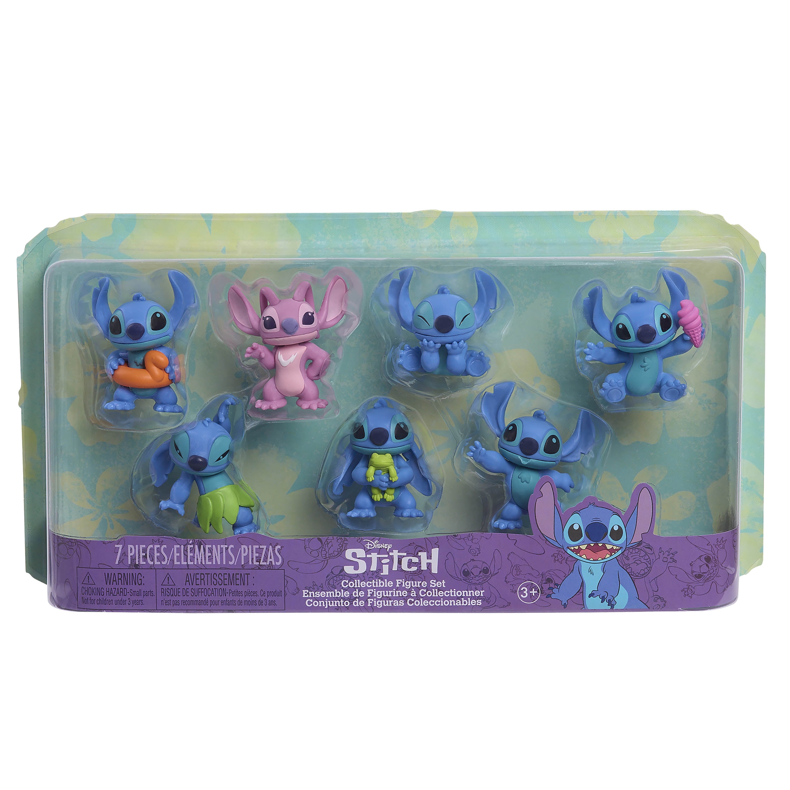 Disney Stitch Collectible Figure Set, 3-inch Figurines, Alien - Walmart.com