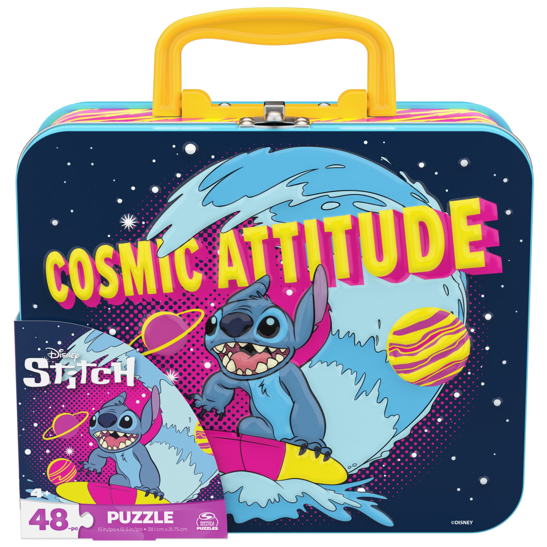 Spin Master Games, Lilo & Stitch Puzzle in Storage Tin with Handle, 48 ...