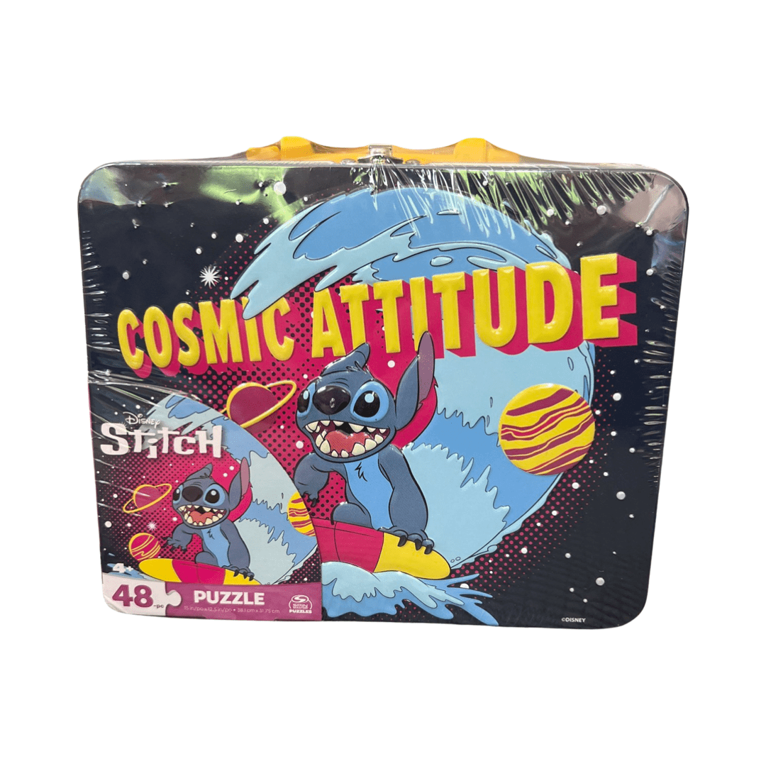 Disney Stitch Cosmic Attitude 48 pc Puzzle in Tin Can - Walmart.com