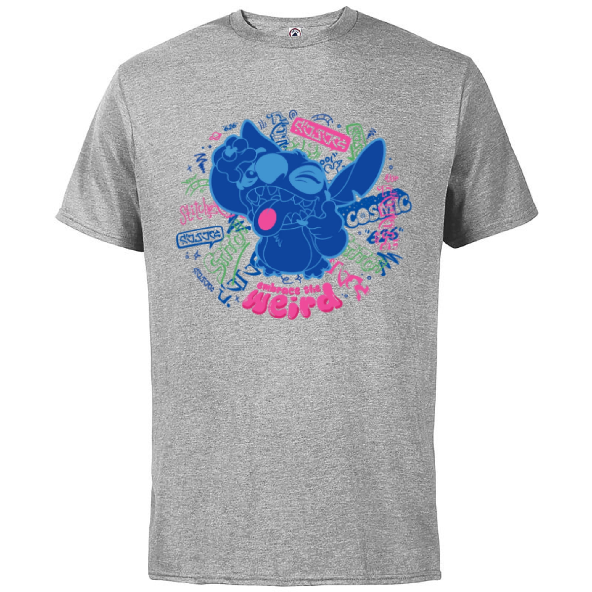 Disney Stitch Embrace the Weird Freestyle Alien Street Tags- Short ...