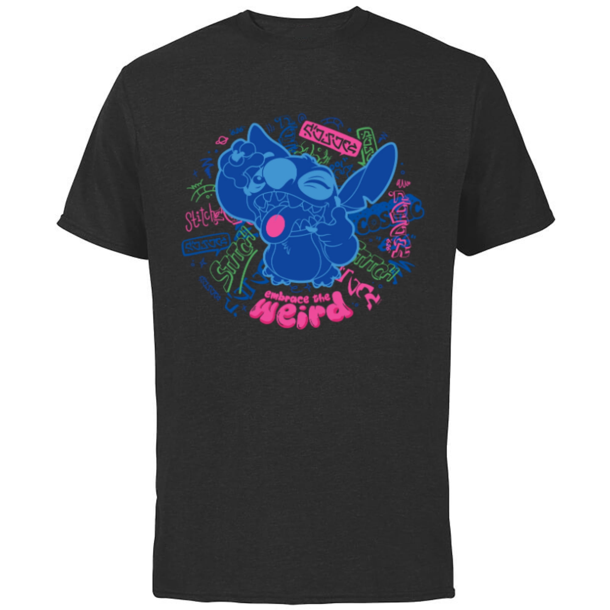 Disney Stitch Embrace the Weird Freestyle Alien Street Tags- Short ...