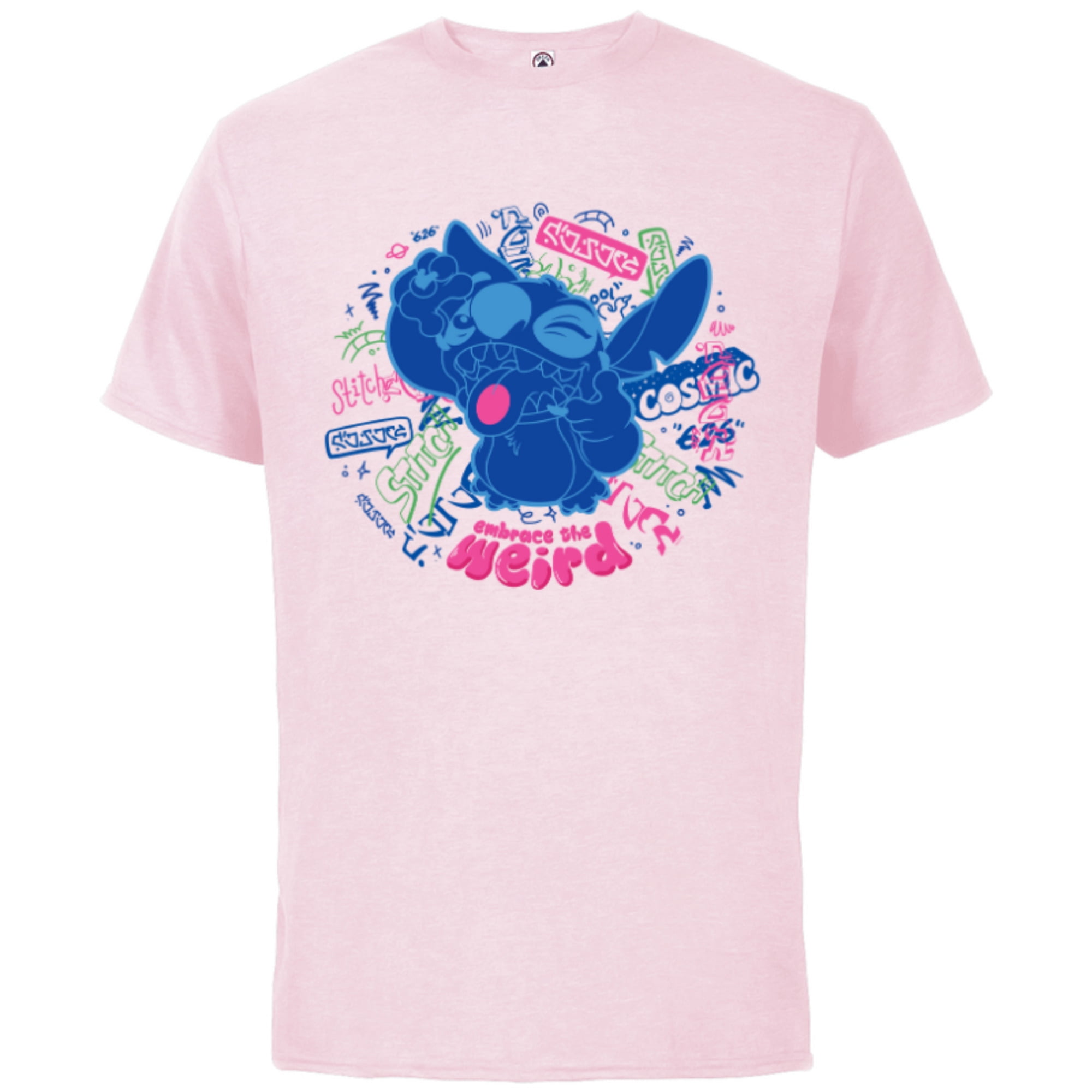 Disney Stitch Embrace the Weird Freestyle Alien Street Tags- Short ...