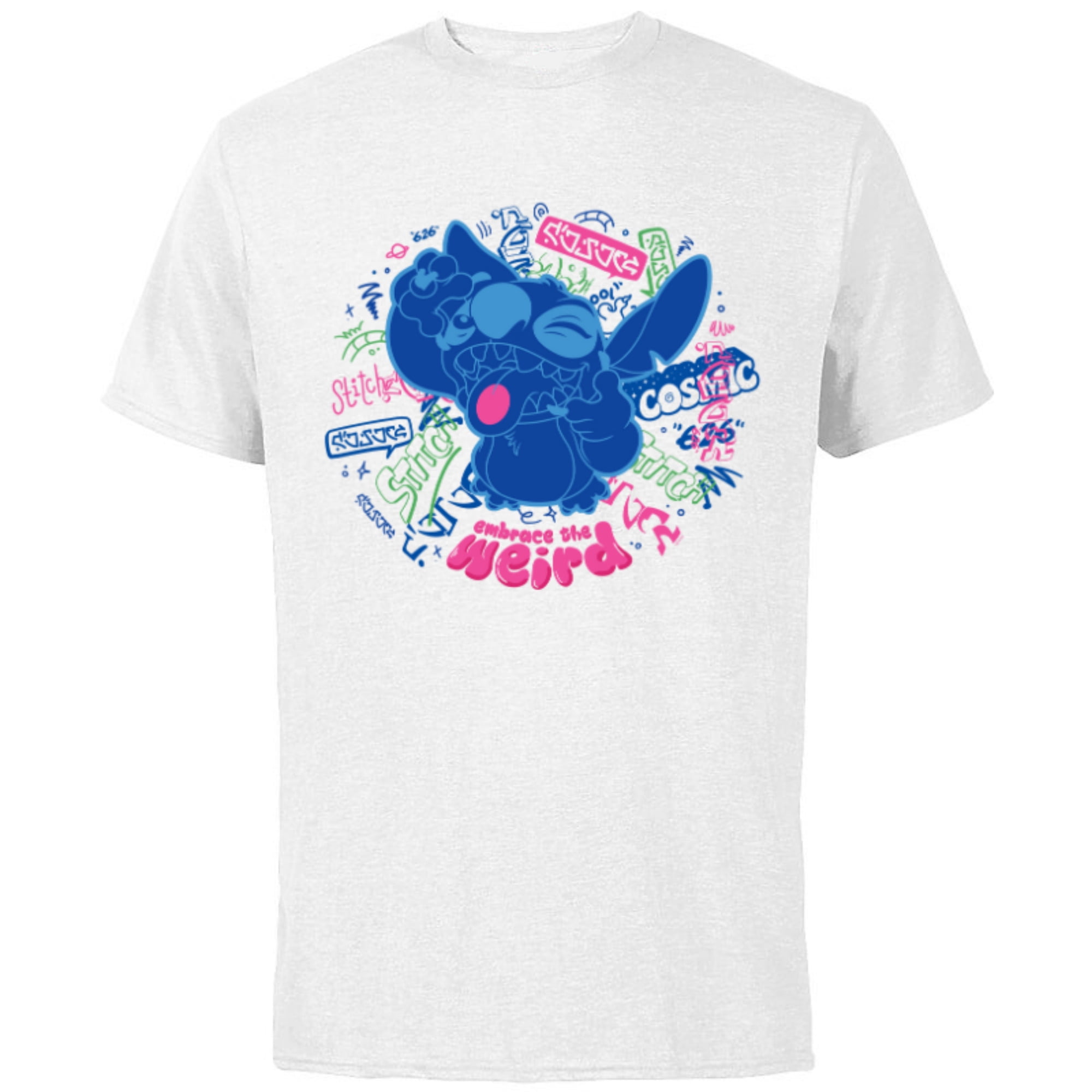Disney Stitch Embrace the Weird Freestyle Alien Street Tags- Short ...