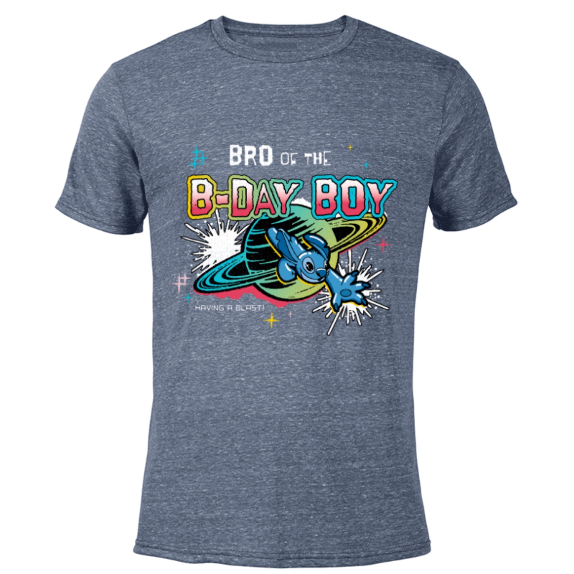 Disney Stitch Family Shine Bro of the B-Day Boy Birthday - Short Sleeve ...