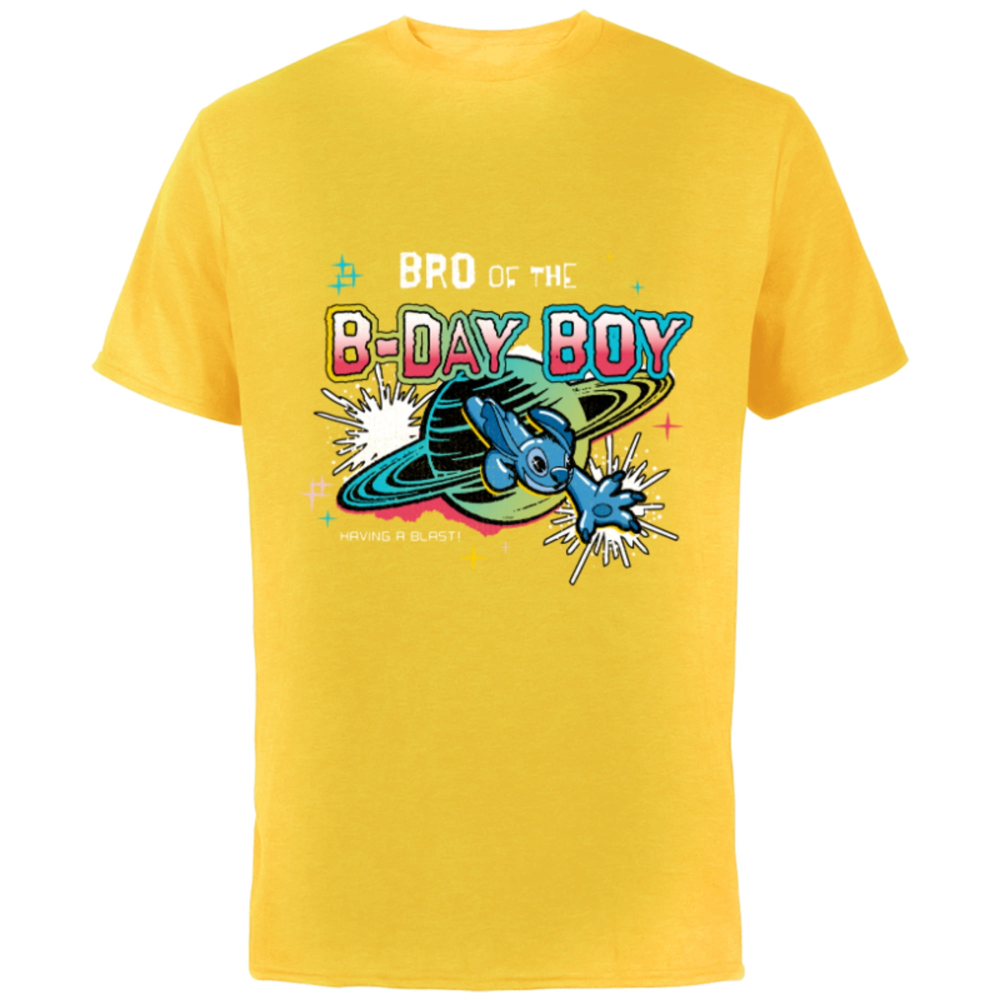 Disney Stitch Family Shine Bro of the B-Day Boy Birthday - Short Sleeve ...