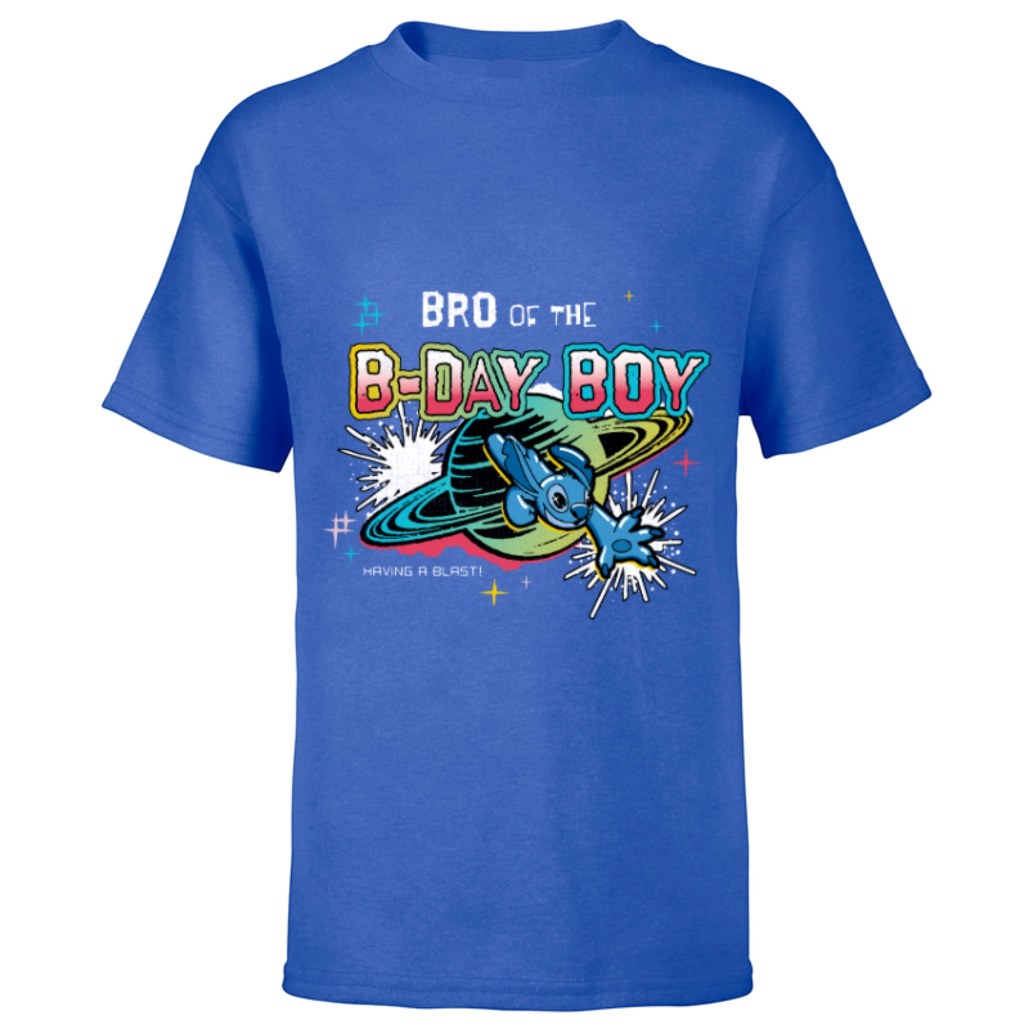 Disney Stitch Family Shine Bro of the B-Day Boy Birthday - Short Sleeve ...