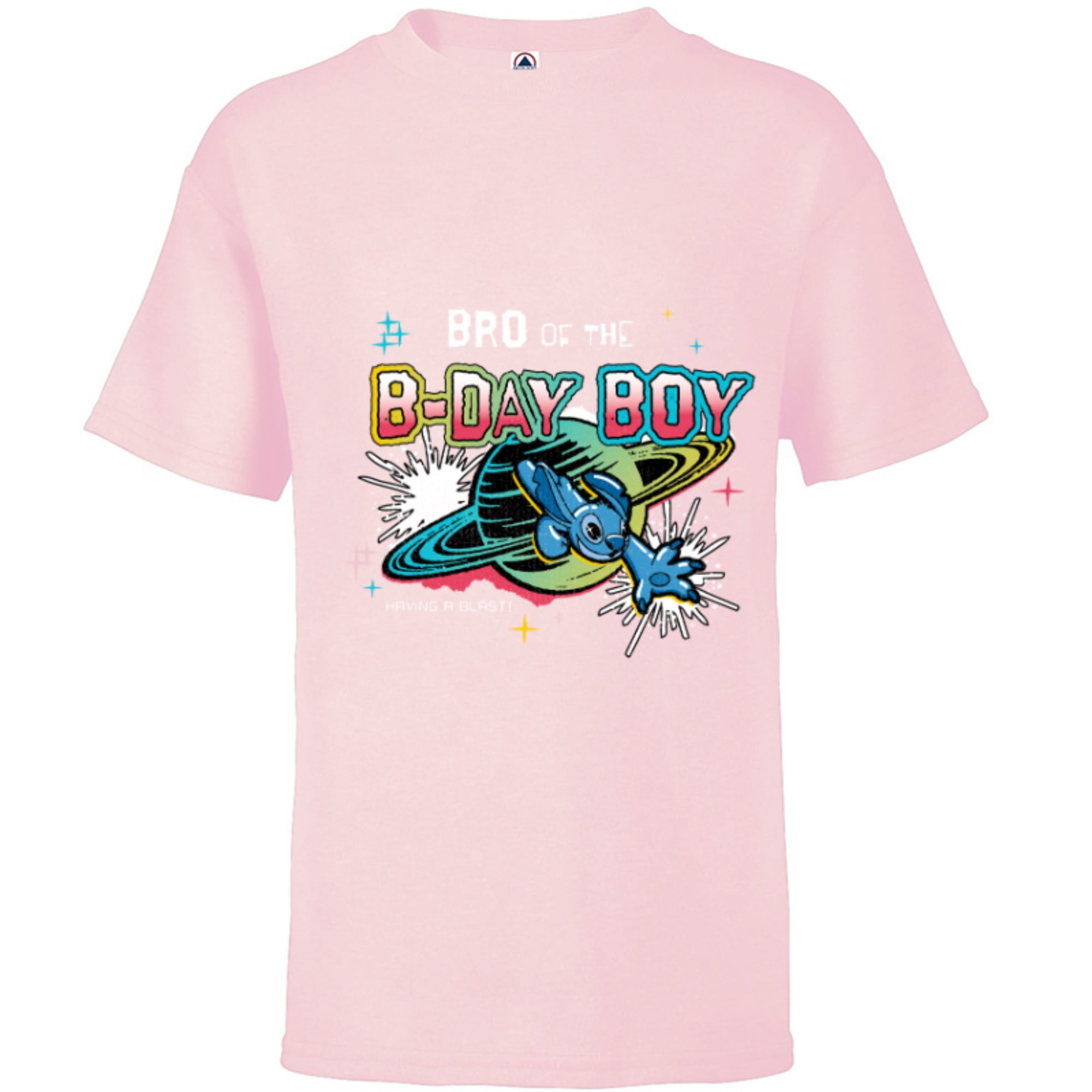 Disney Stitch Family Shine Bro of the B-Day Boy Birthday - Short Sleeve ...