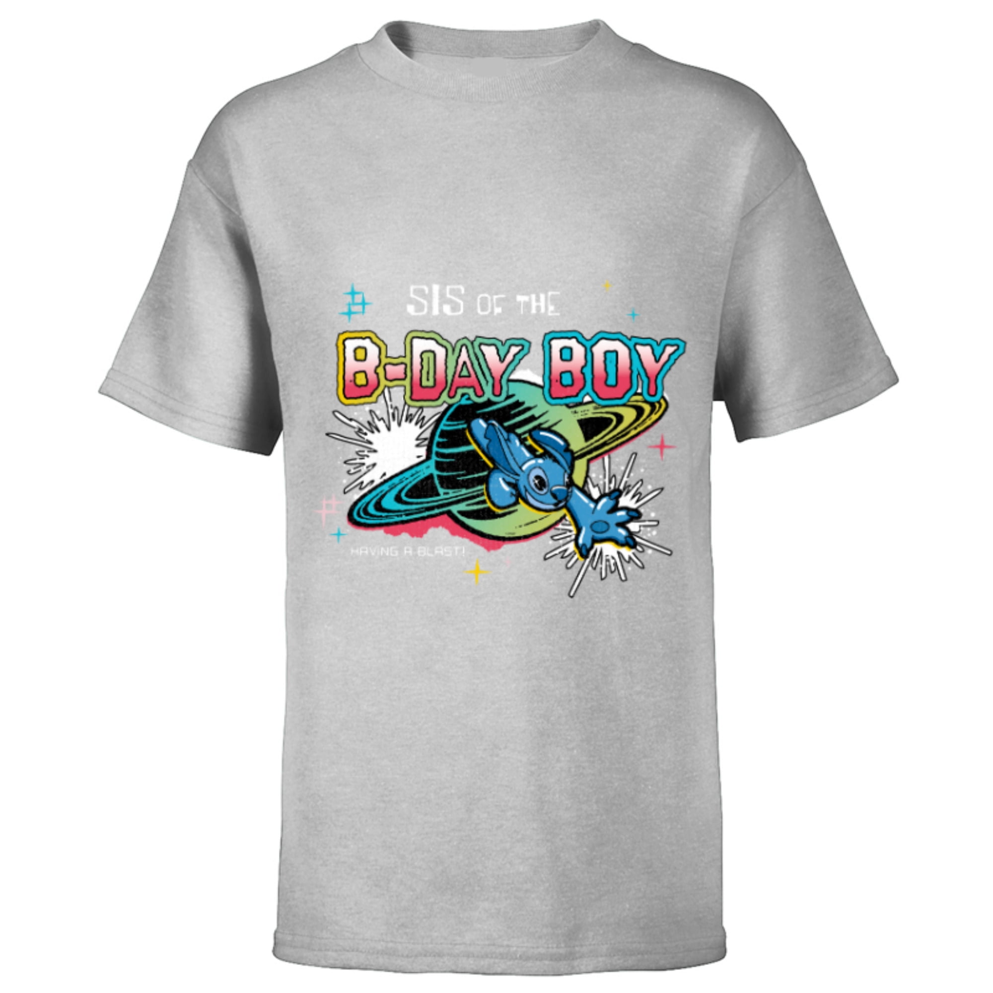 Disney Stitch Family Shine Sis of the B-Day Boy Birthday - Short Sleeve ...