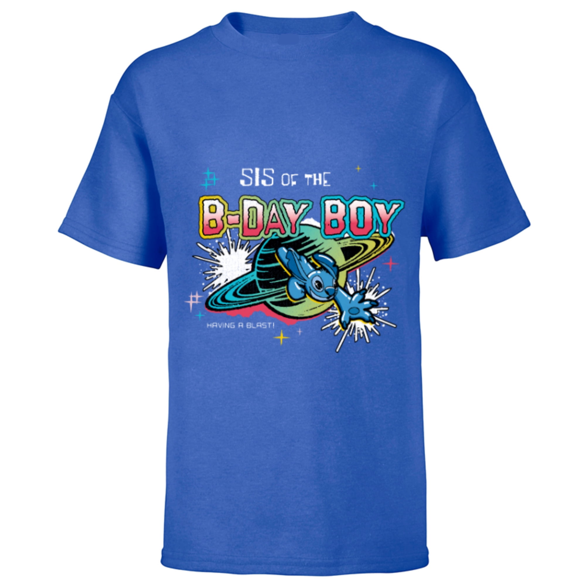 Disney Stitch Family Shine Sis of the B-Day Boy Birthday - Short Sleeve ...