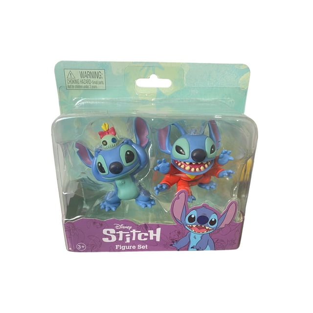 Disney Stitch Figure Set 2 Pack Stitch and Scrump, Alien Stitch ...