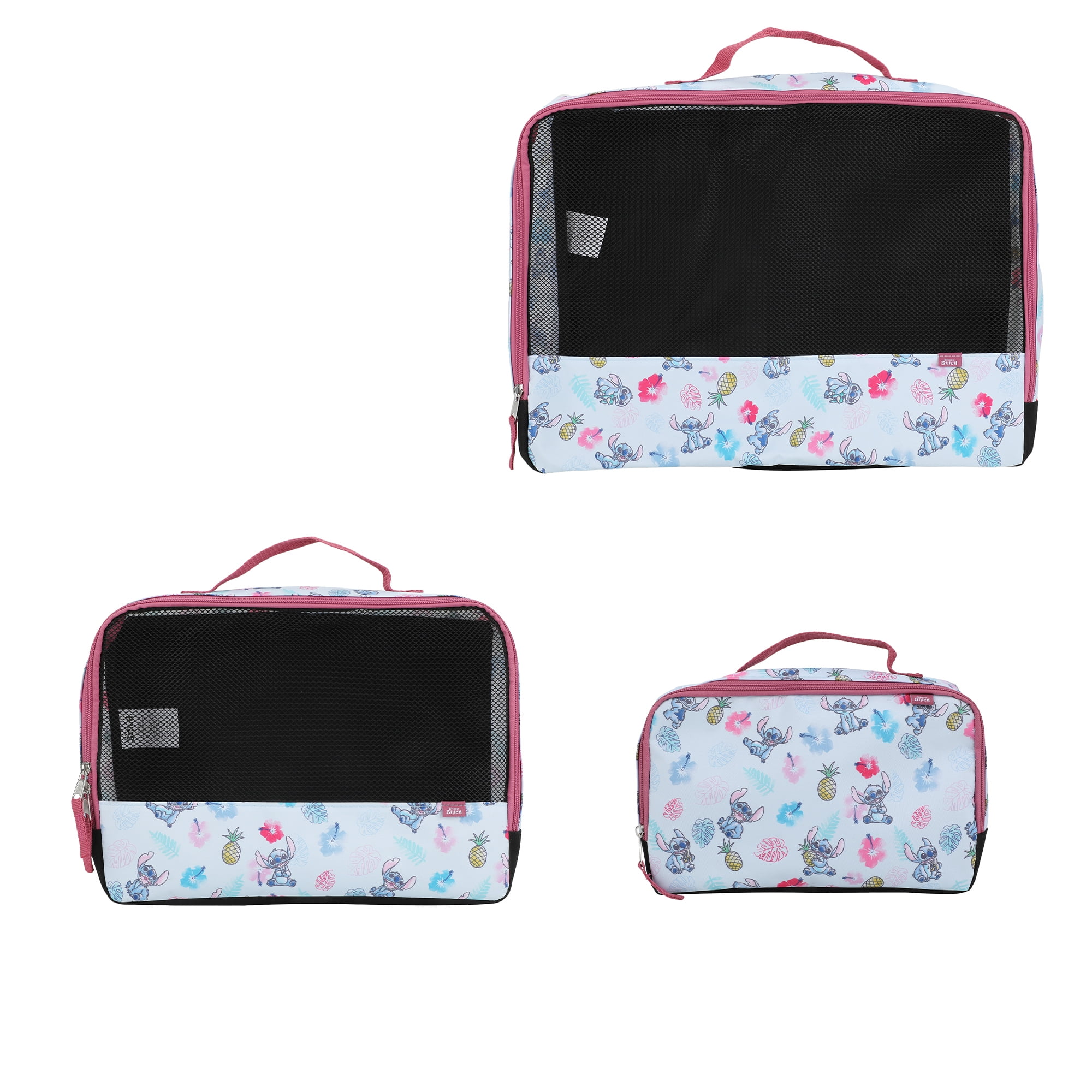 Disney Stitch Flower Pattern 3-Piece Packing Cube Set - Walmart.com