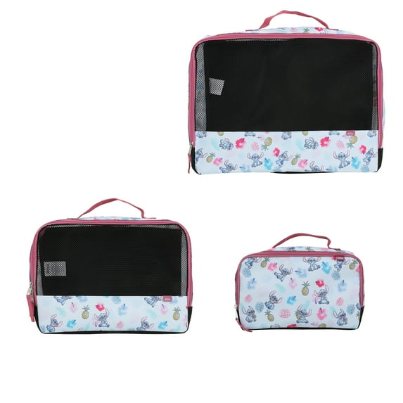 Disney Stitch Flower Pattern 3-Piece Packing Cube Set - Walmart.com