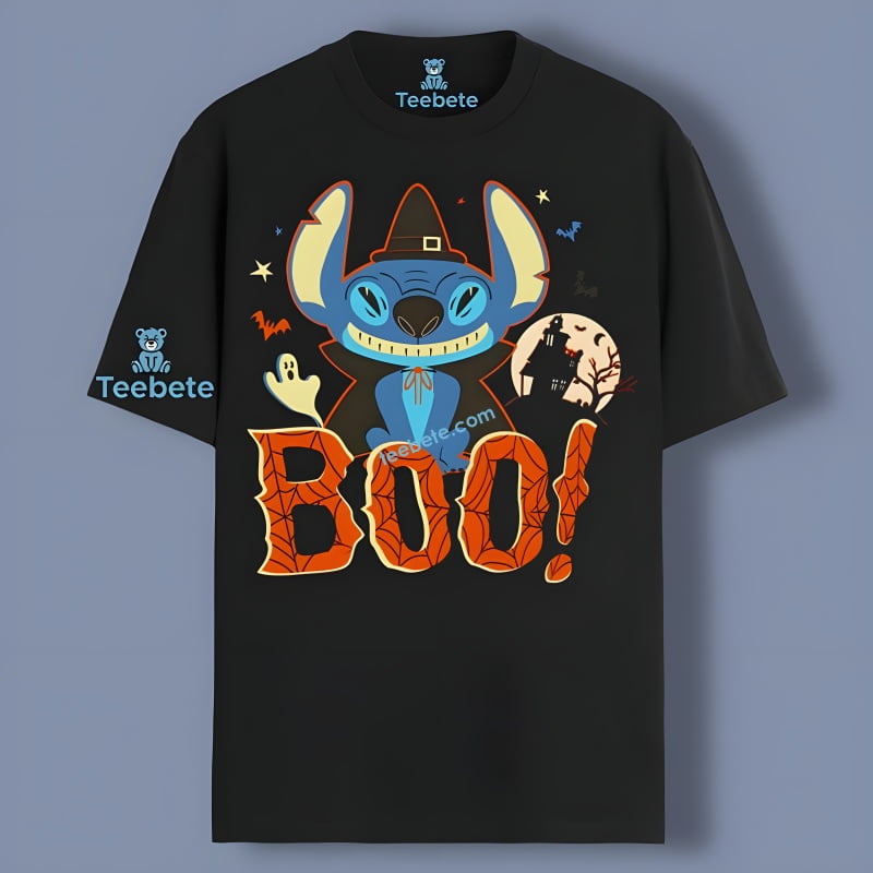 Disney Stitch Halloween Boo Vintage Shirt - Walmart.com