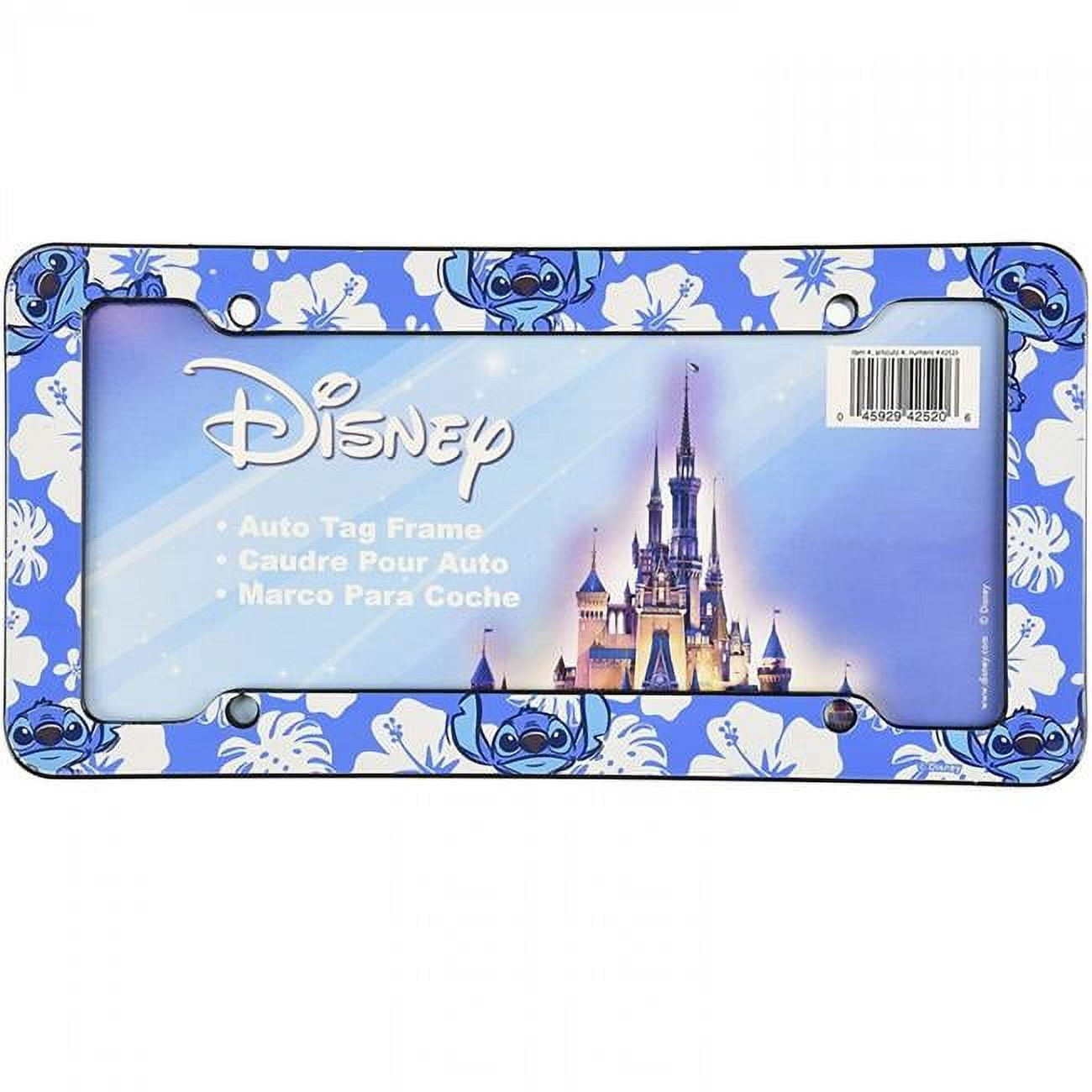 Disney Stitch Hibiscus Blue License Plate Frame - Walmart.com