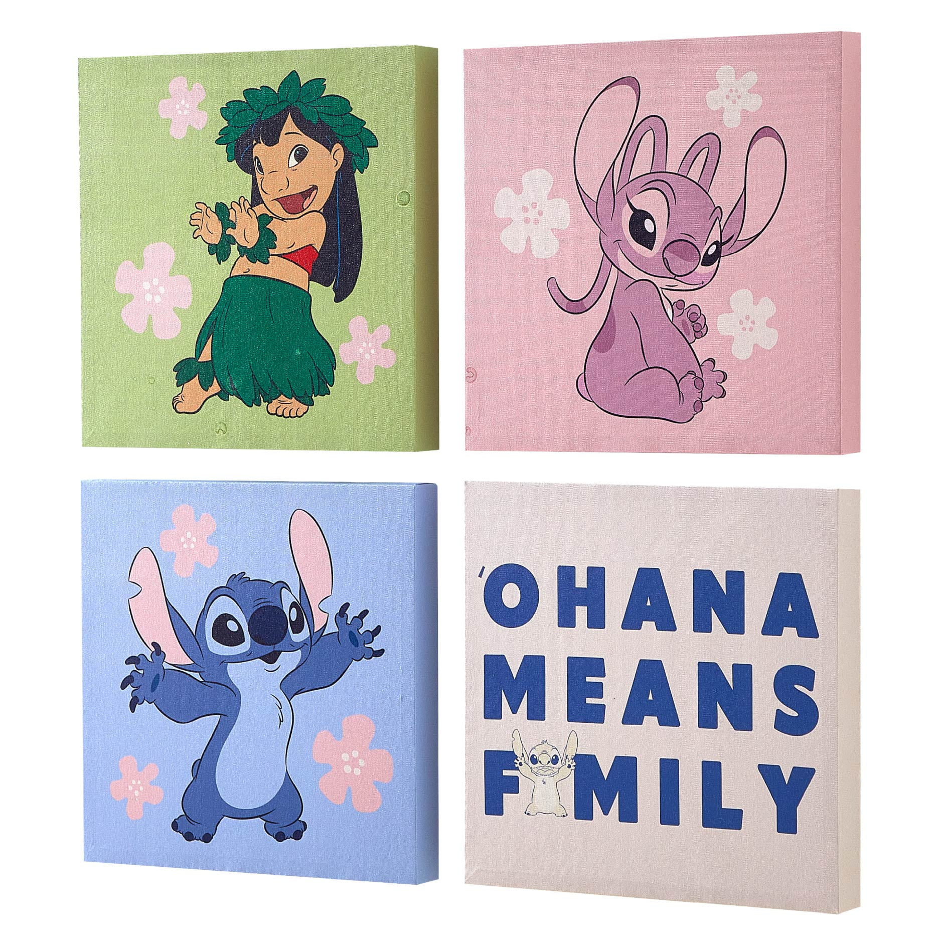 Disney Stitch Wall Décor for Kids Room, 4-Pack - Walmart.com