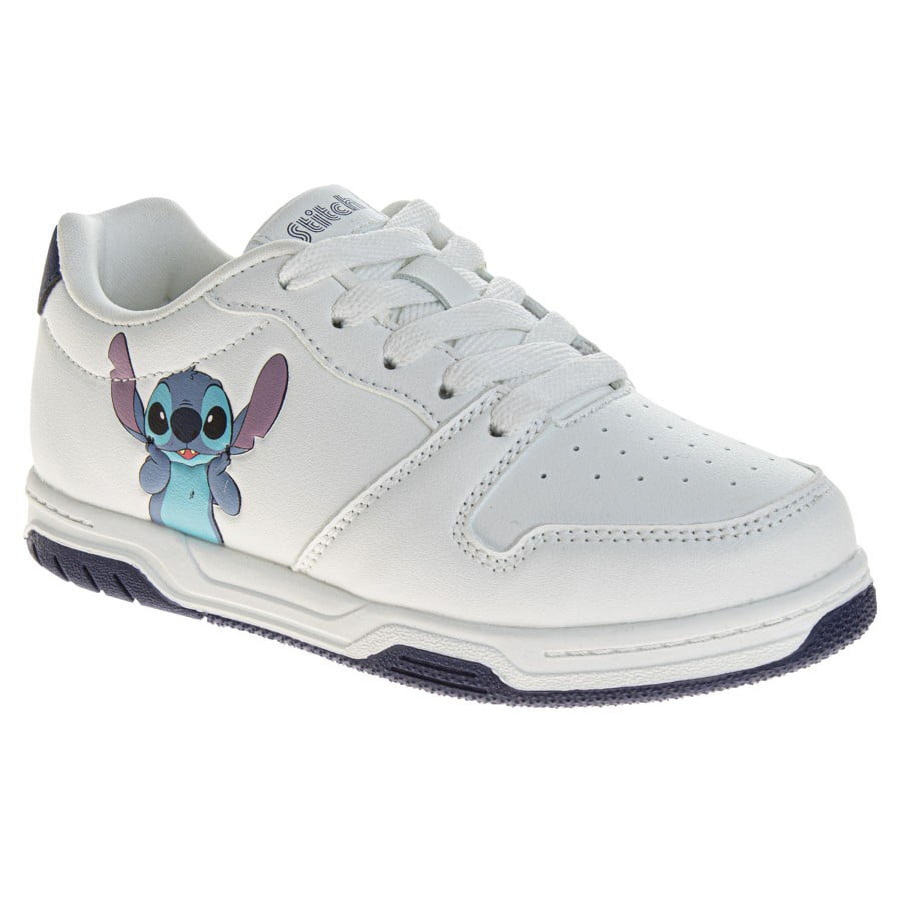 Disney Stitch Kids Lace Up Vintage Style Sneakers. (Little Kids/Big ...
