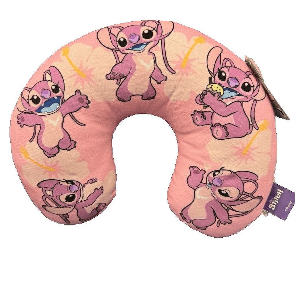 Disney Stitch Kids Travel Neck Pillow for Airplane, Car and Office ...