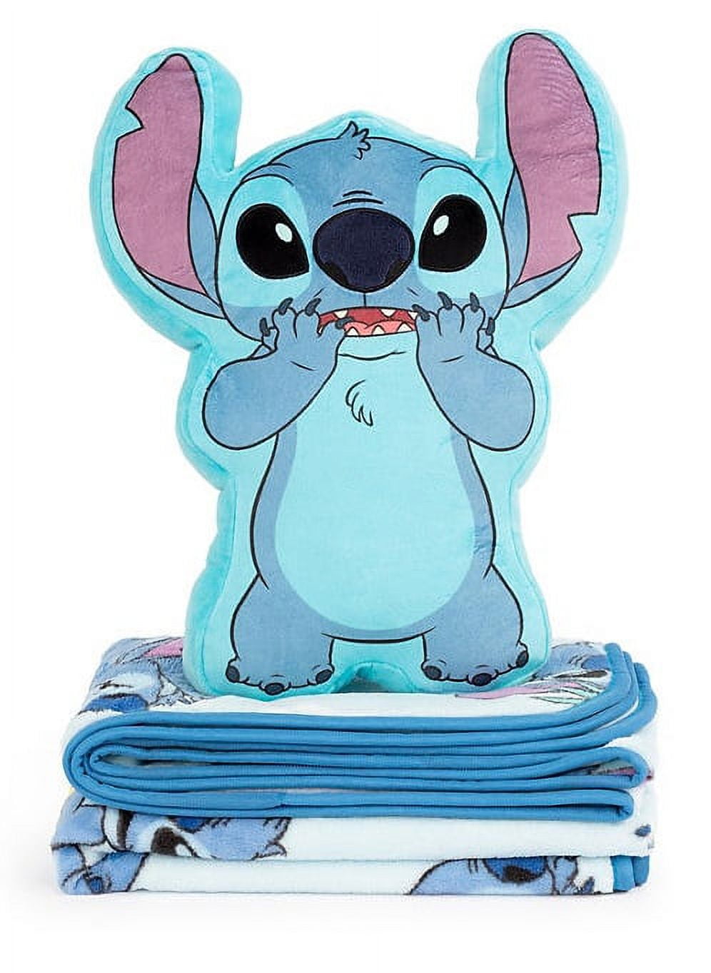 Disney¬© Stitch‚Ñ¢ Kids' Super-Soft Plush Toddler Blanket & 3D Shaped ...
