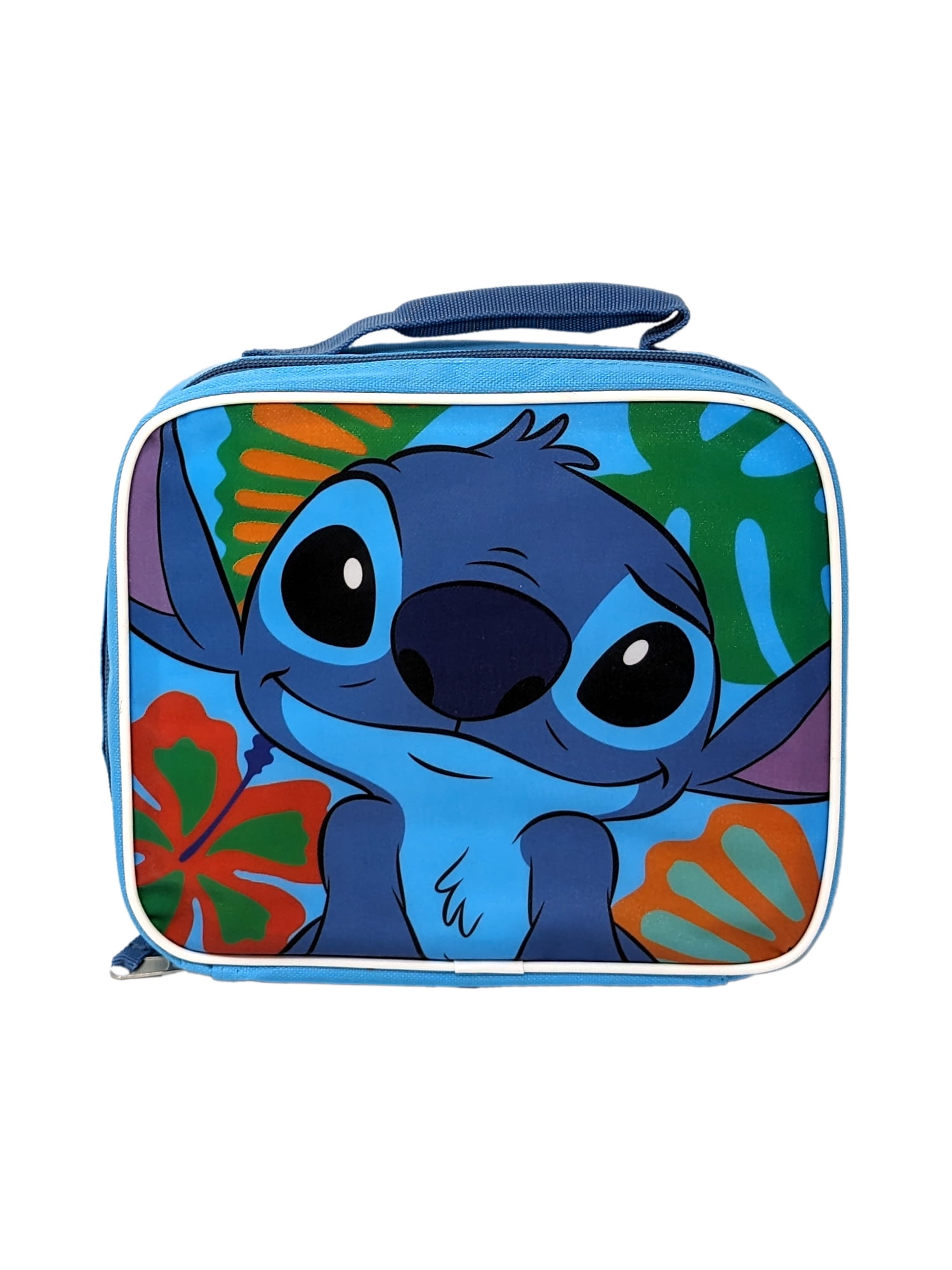 Disney Lilo and Stitch Lunch Bag Insulated Blue Floral - Walmart.com