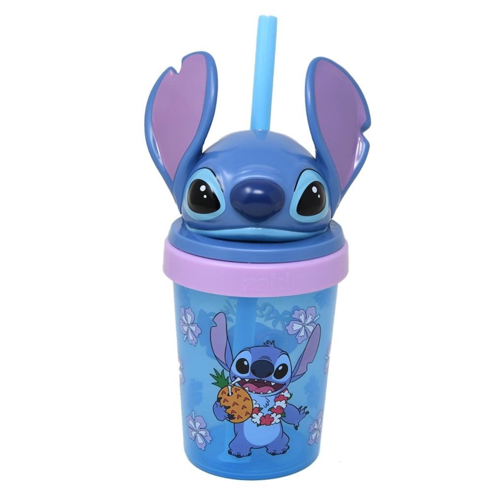 Disney Stitch Molded Super Sipper, 2" x 2.5" x 7.5" - Walmart.com