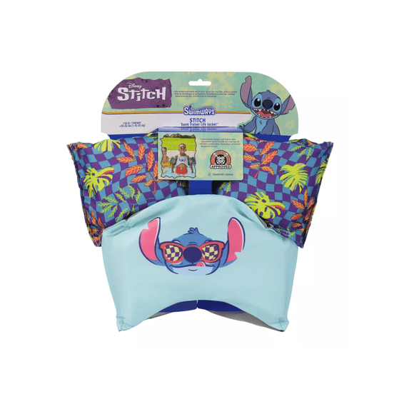Disney Stitch PFD Swim Trainer: Kids Life Jacket Vest 33-55 lbs ...
